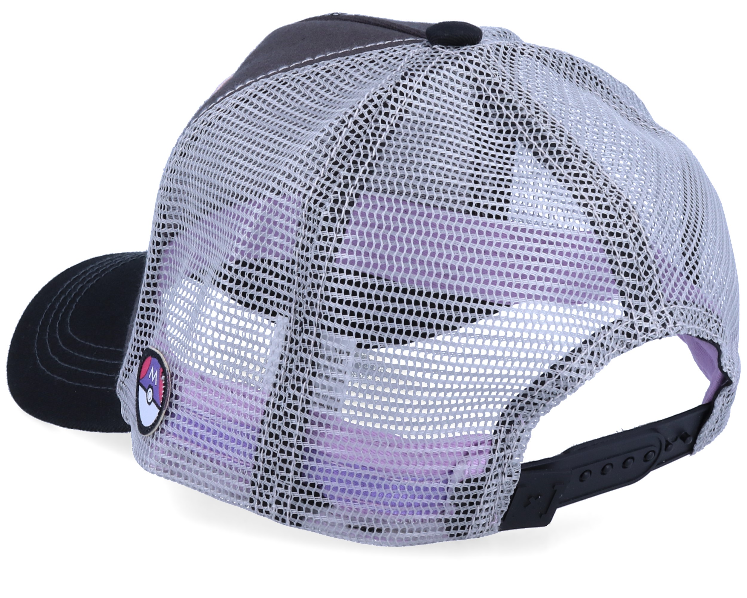 Pokemon Mew Charcoal/Black/Grey Trucker - Capslab caps - Hatstoreworld.com