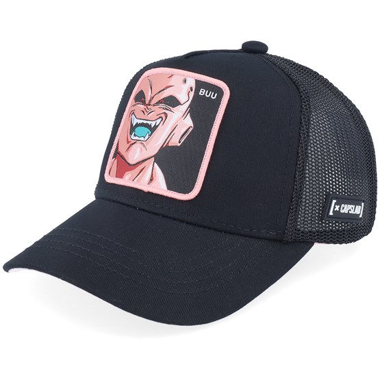 Dragon Ball Z Majin Buu Black Trucker - Capslab caps - Hatstoreworld.com
