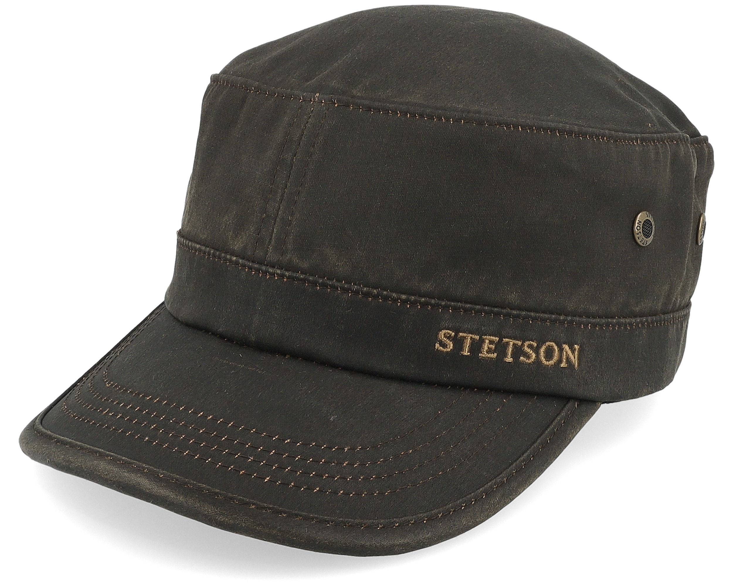 Army Co/Pes Dark Brown Adjustable - Stetson caps - Hatstoreworld.com