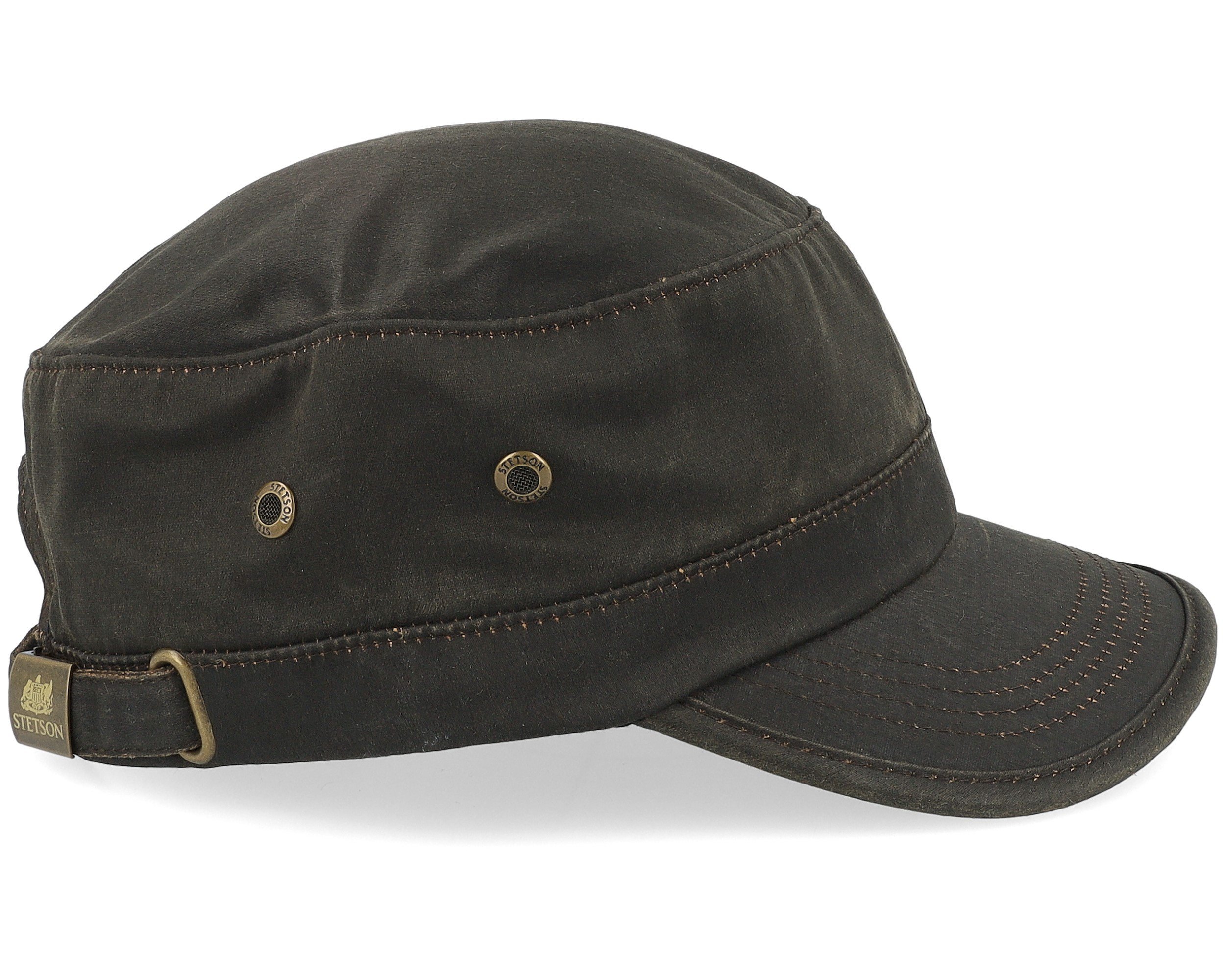 Army Co/Pes Dark Brown Adjustable - Stetson caps - Hatstoreworld.com