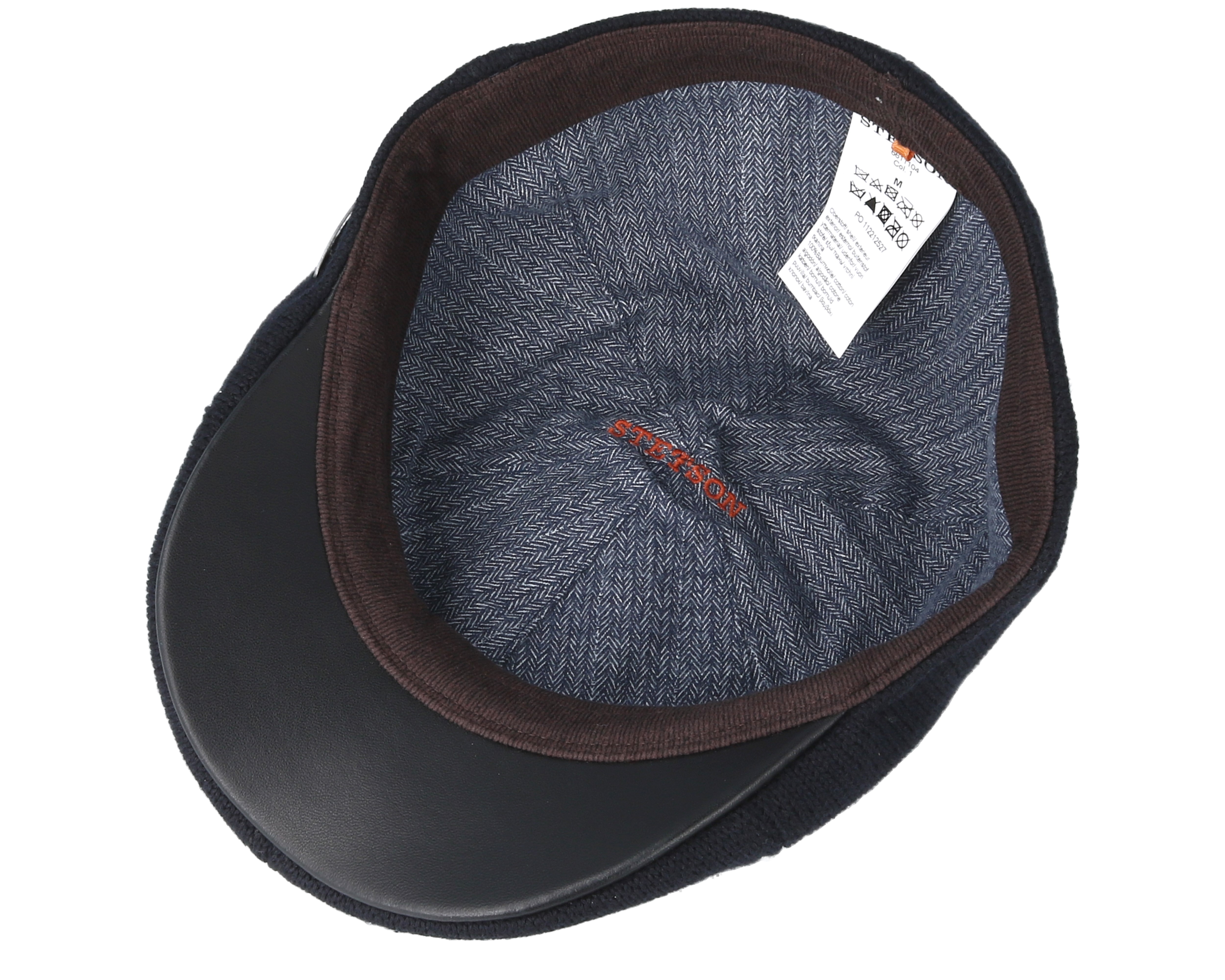 Texas Cotton Knit Black Flat Cap - Stetson caps - Hatstoreworld.com