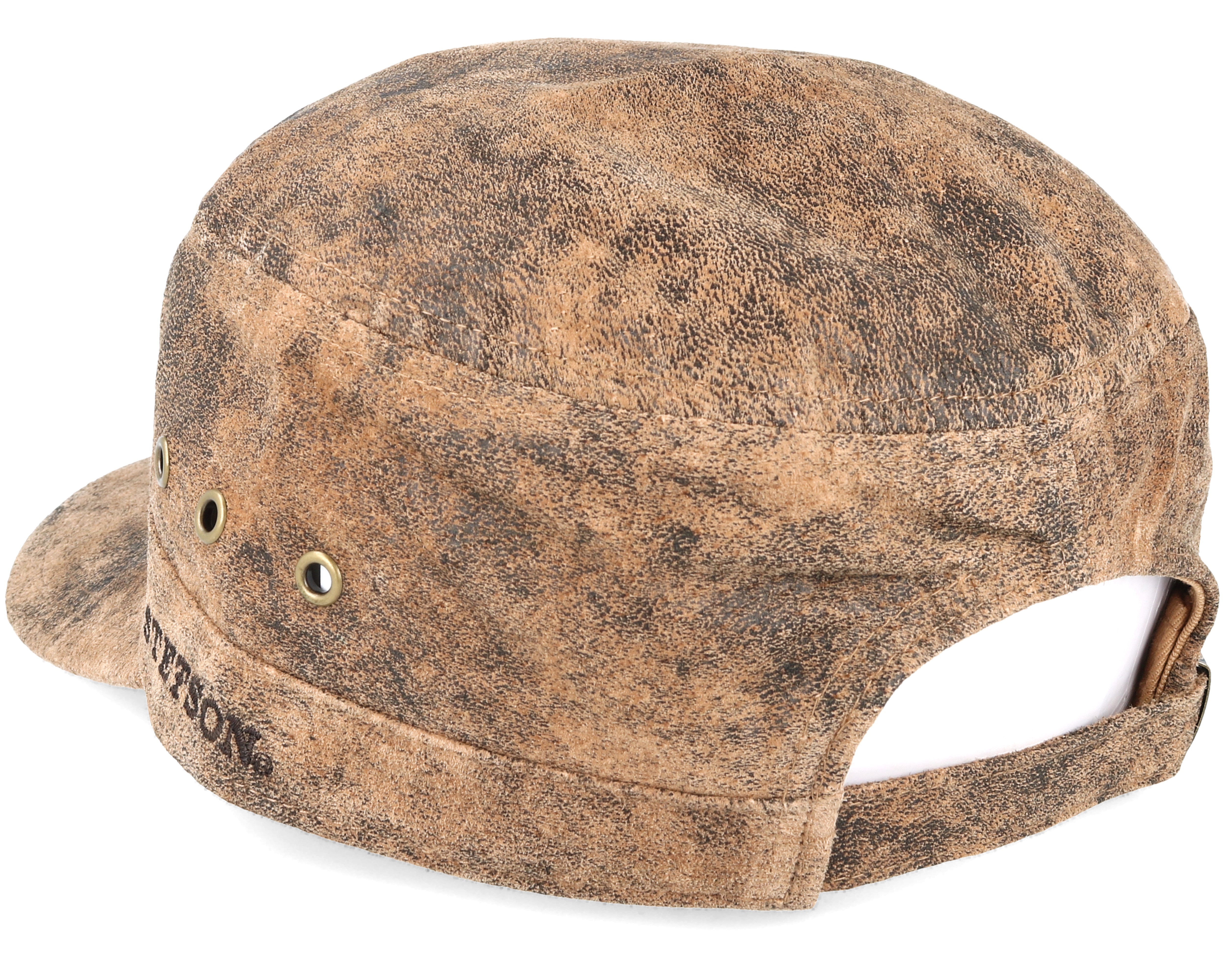 Army Pigskin Brown Adjustable - Stetson caps - Hatstoreworld.com