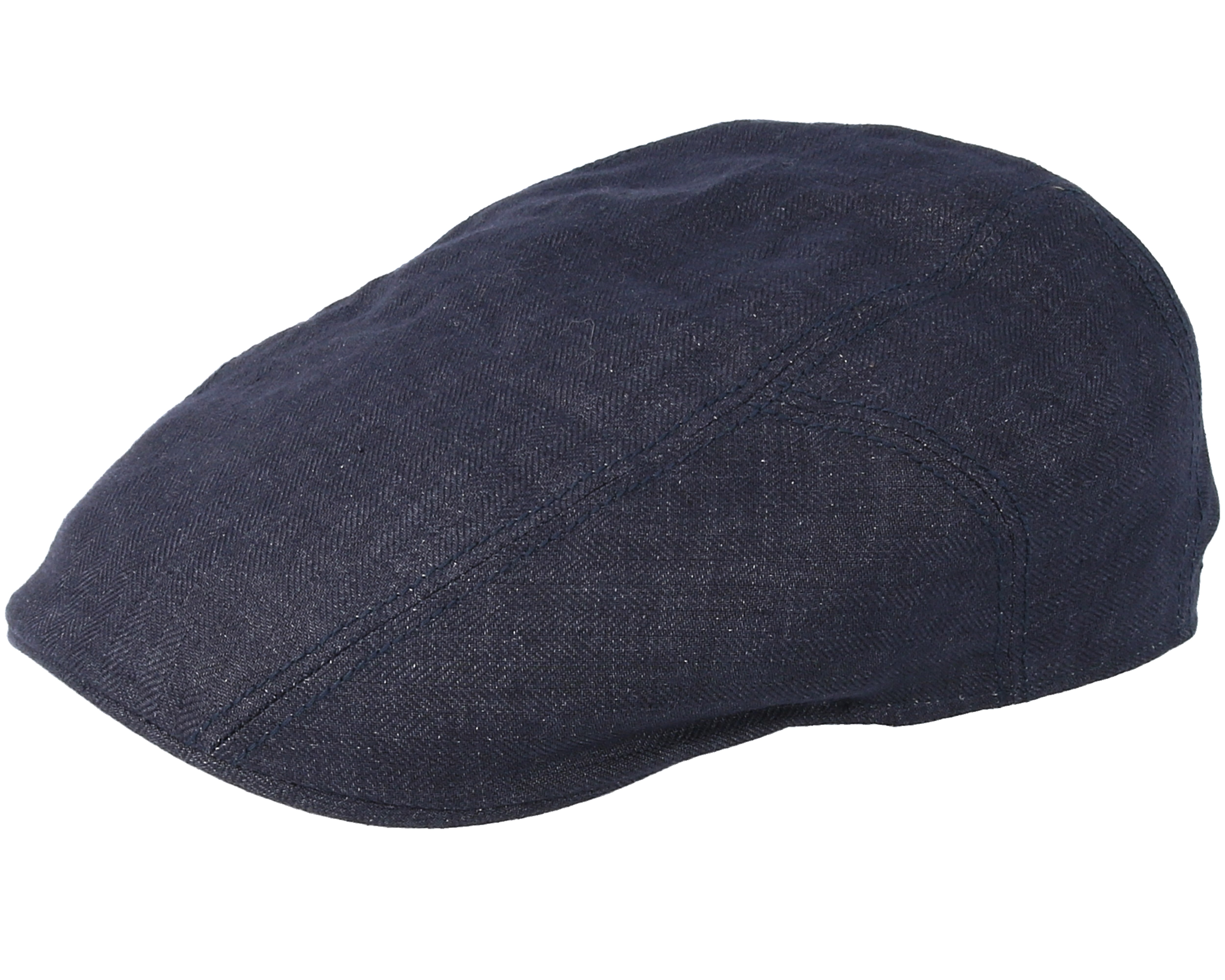 Ivy Cap Linen Fischgrat Flatcap - Stetson caps - Hatstoreworld.com