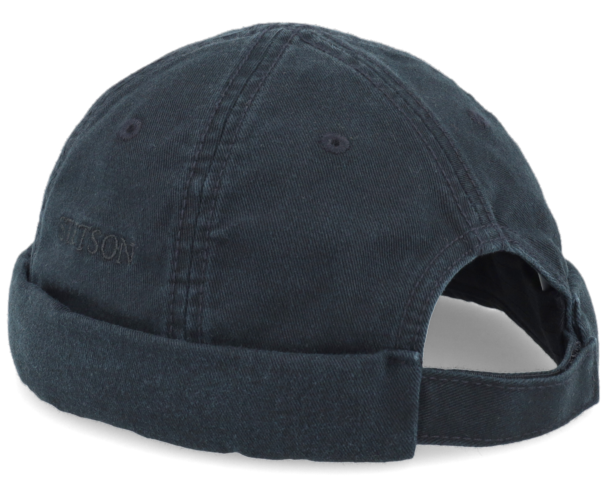 Docker Cotton Black Short Beanie - Stetson beanies - Hatstoreworld.com