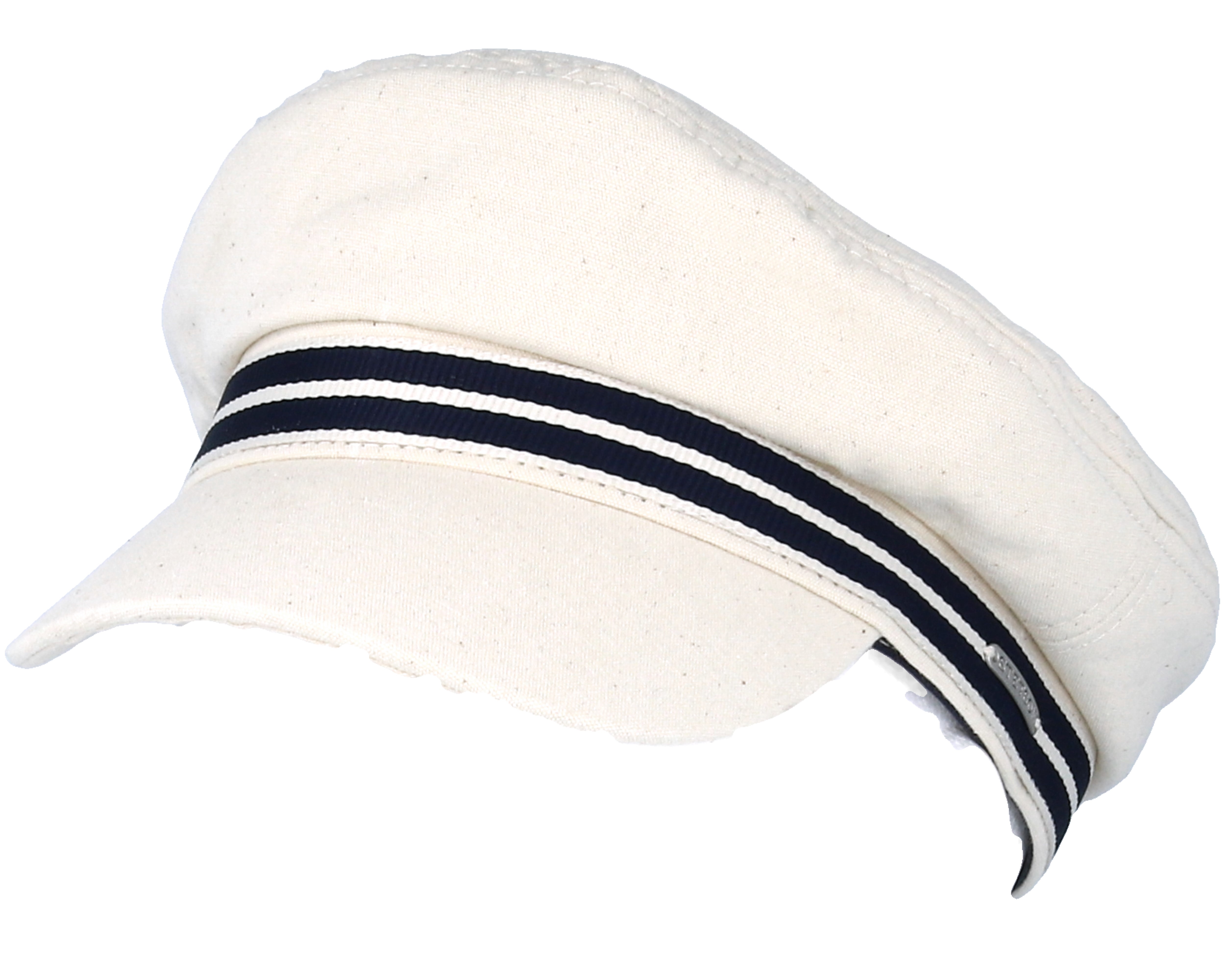 Fisherman Cap Canvas Beige Flat Cap - Stetson caps - Hatstoreworld.com