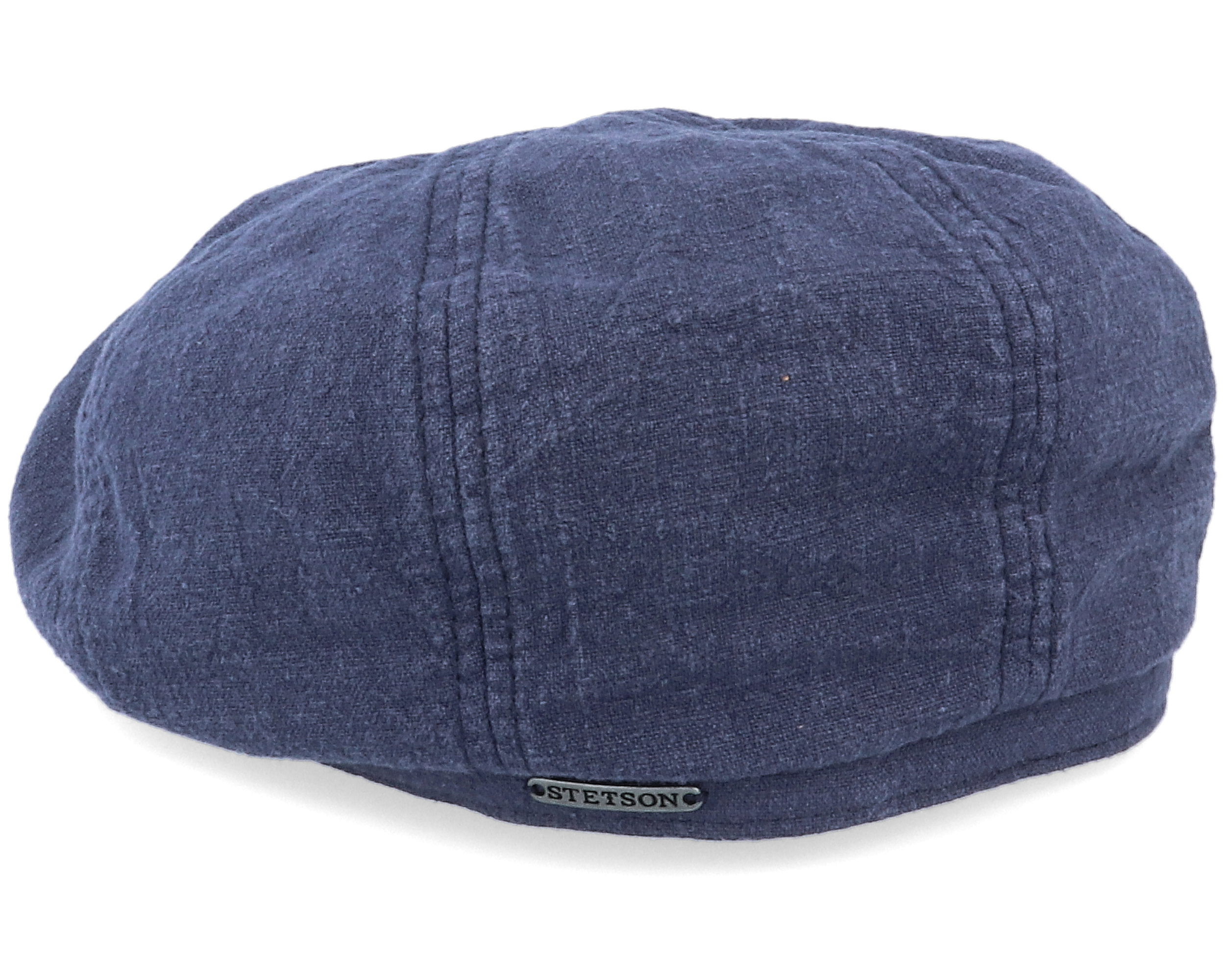 Hatteras Ramie Navy Flat Cap - Stetson caps - Hatstoreworld.com
