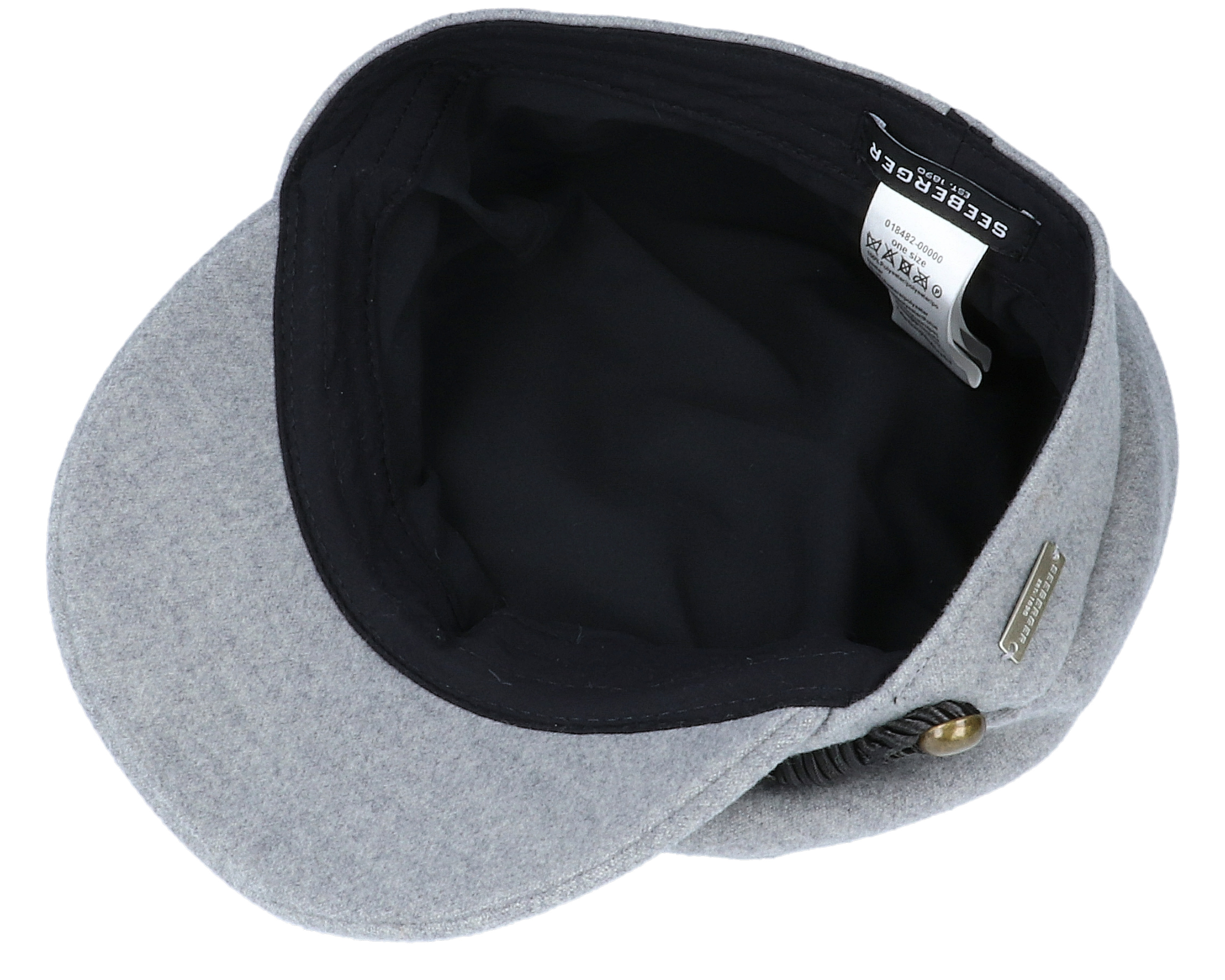 Military Smoke Grey Vega Cap - Seeberger caps - Hatstoreworld.com