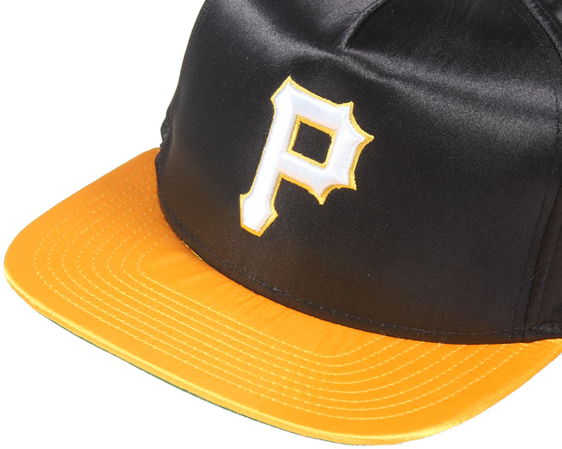 Pittsburgh Pirates Satin Black/Yellow 9Fifty Snapback - New Era caps ...