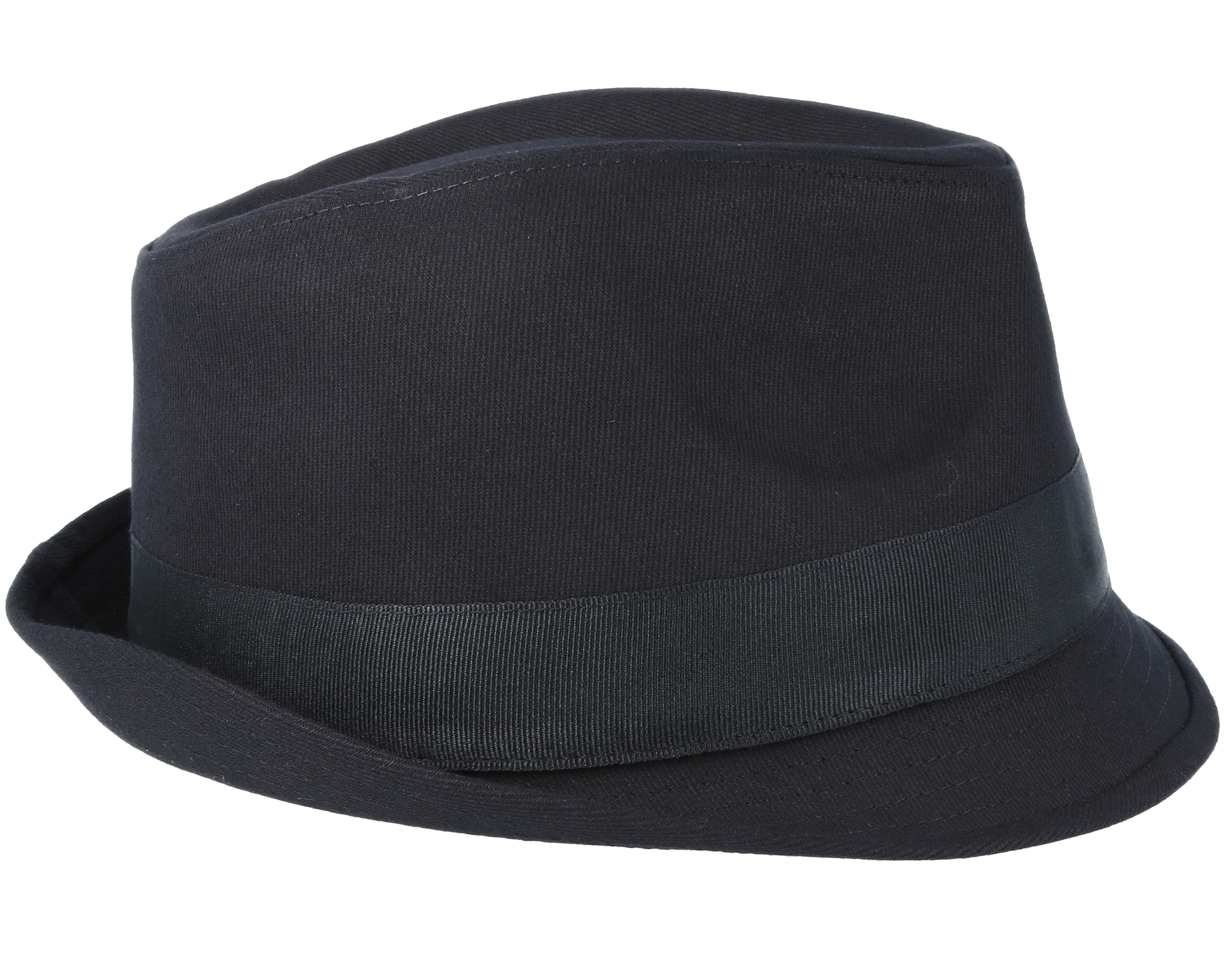Classic Cotton Black Trilby - Fred Perry hats - Hatstoreworld.com
