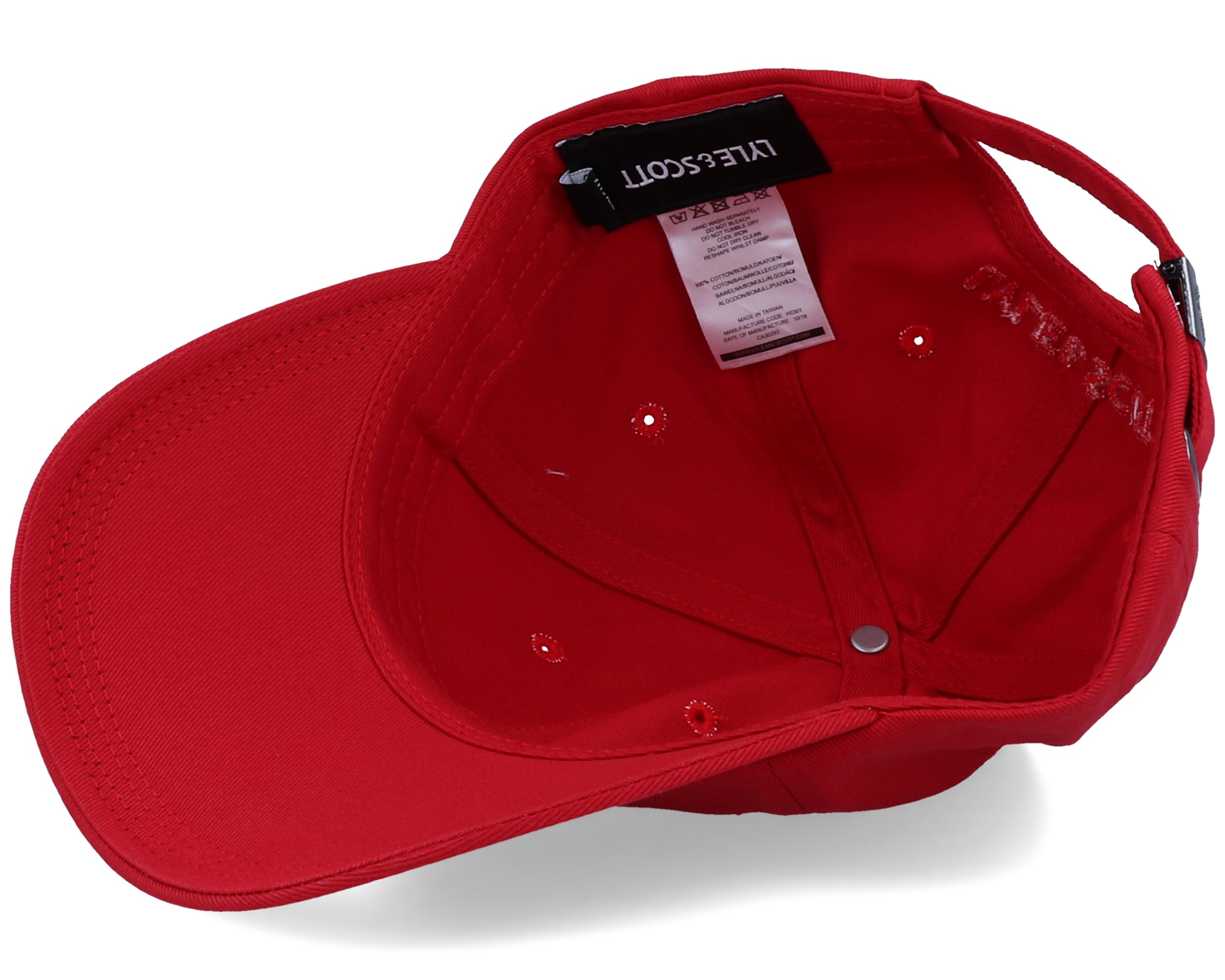 Baseball Cap Gala Red Adjustable - Lyle & Scott caps - Hatstoreworld.com