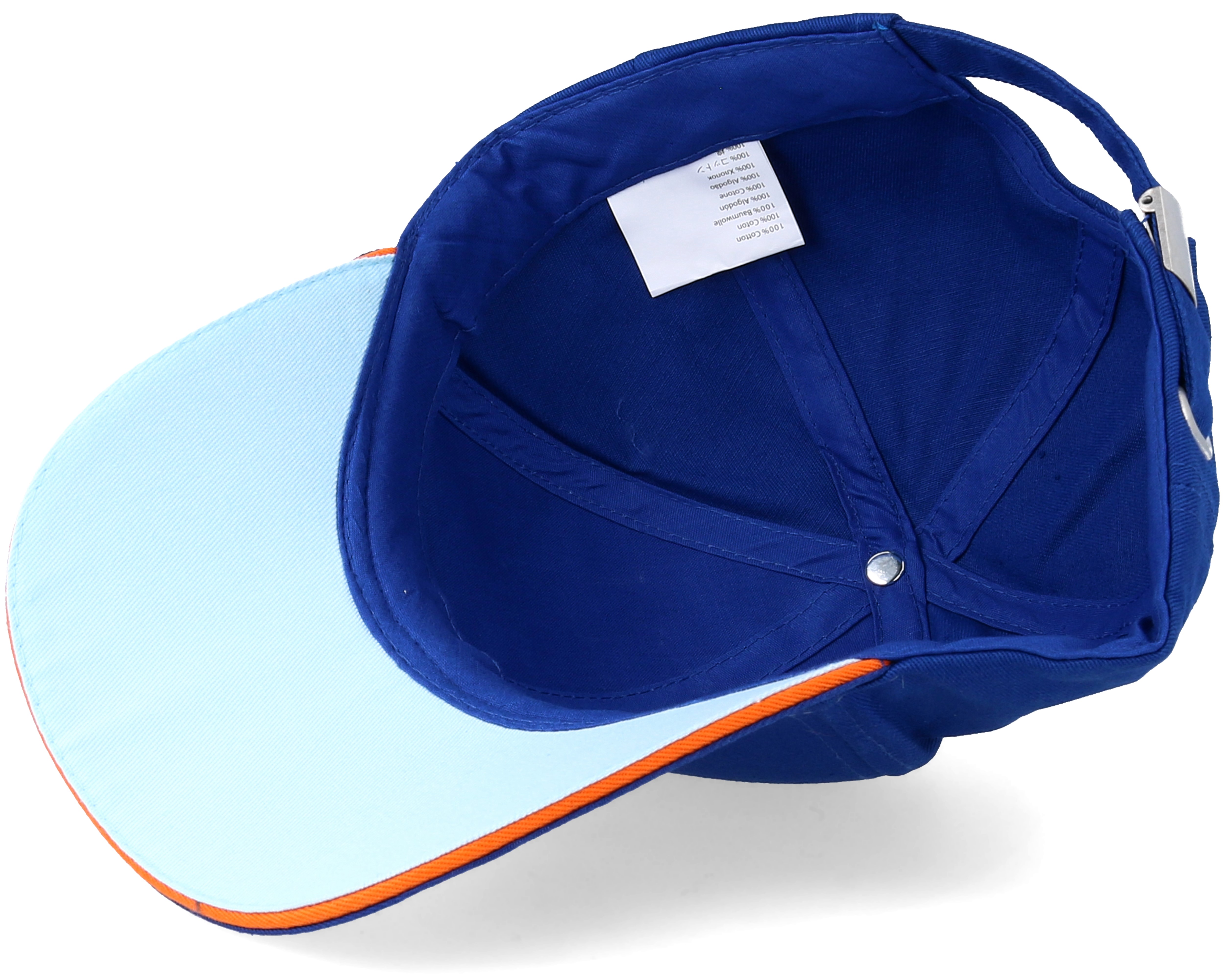 Gulf Racing Blue Adjustable - Formula One caps - Hatstoreworld.com