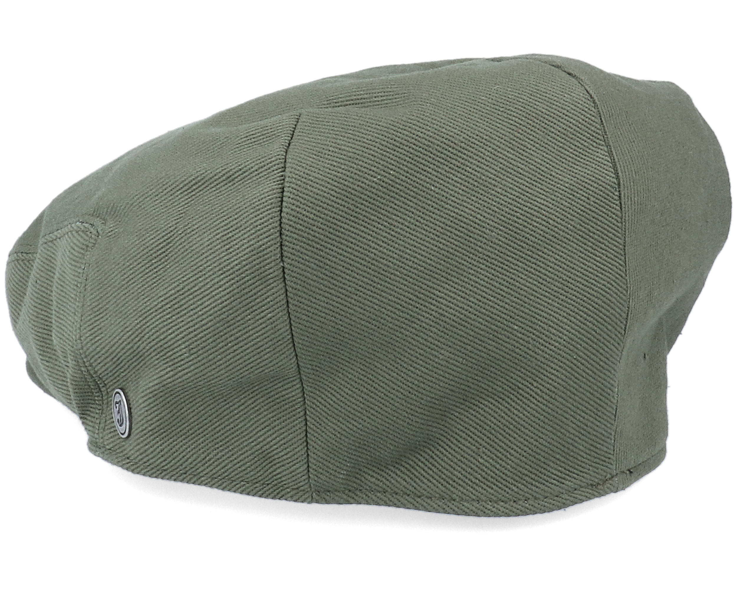 Brushed Cotton Green Flat Cap - Jaxon & James caps - Hatstoreworld.com