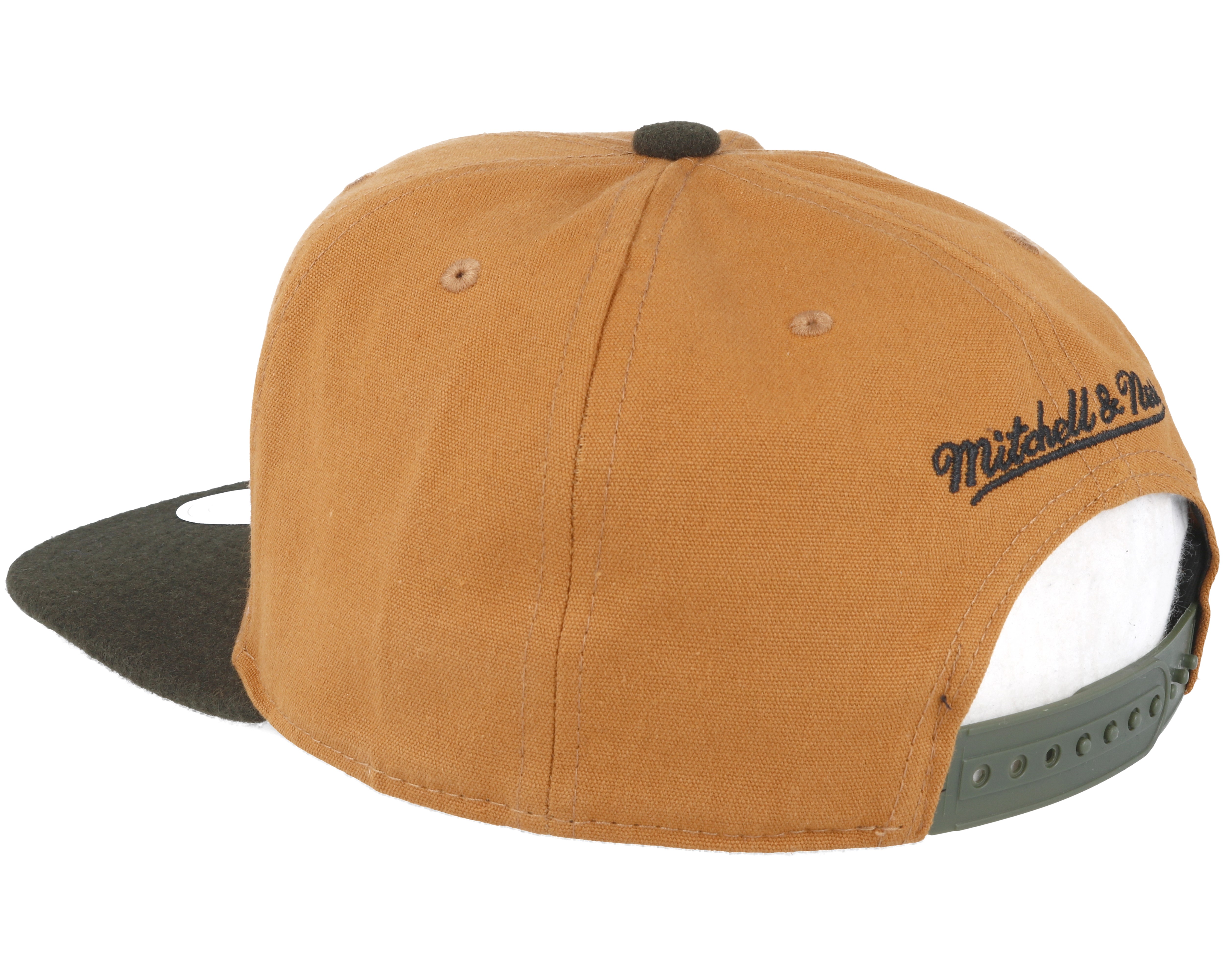 Chicago Bulls Signature Tan Snapback - Mitchell & Ness caps ...