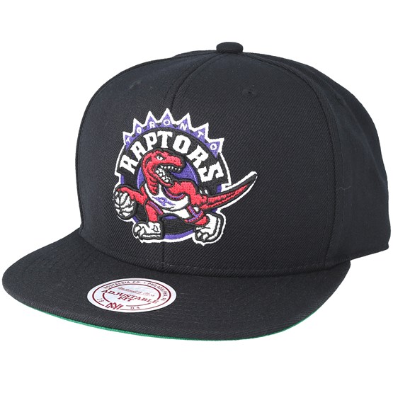 Toronto Raptors Wool Solid 2 Black Snapback - Mitchell & Ness caps ...
