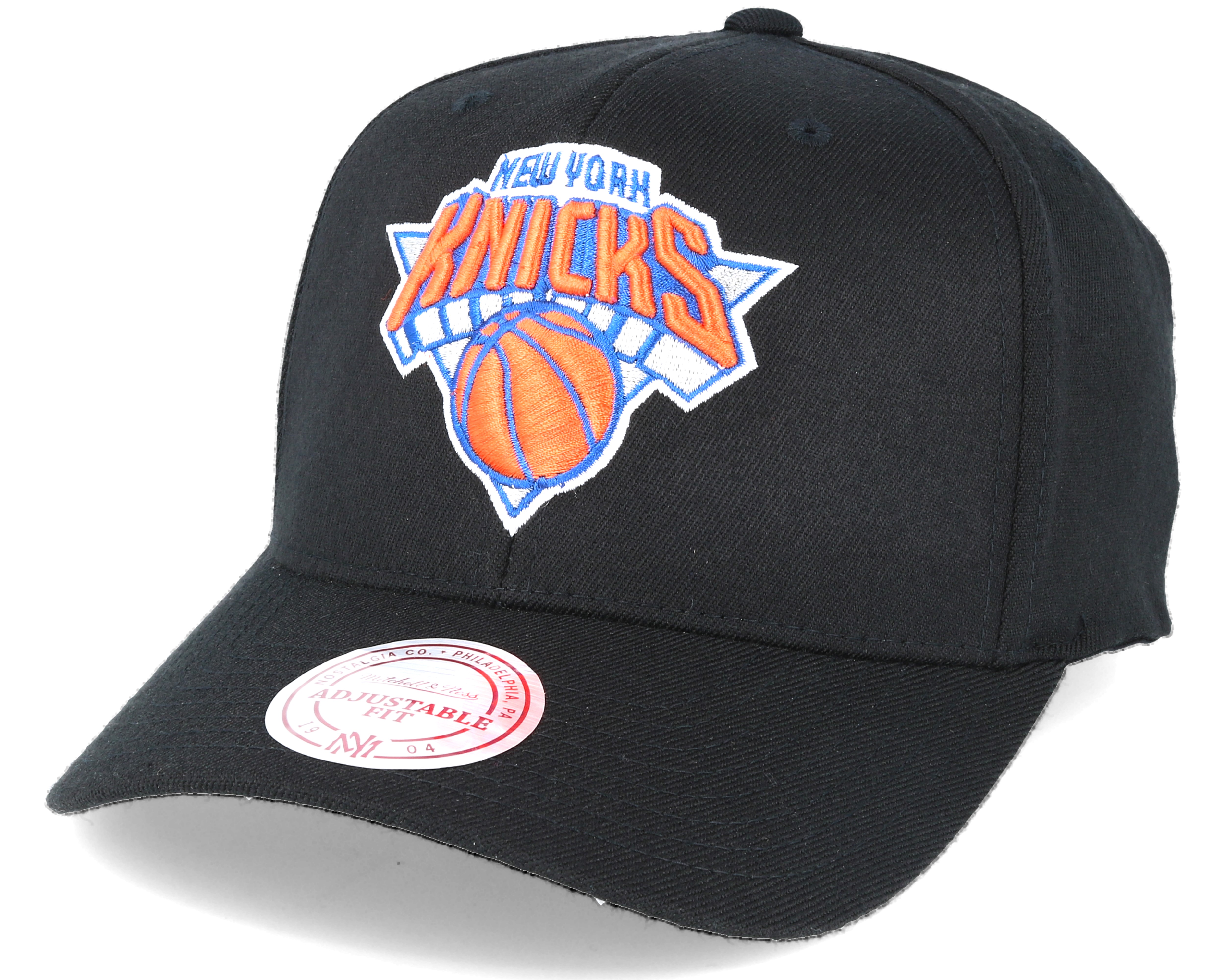 New York Knicks Flexfit 110 Black Adjustable - Mitchell & Ness caps ...