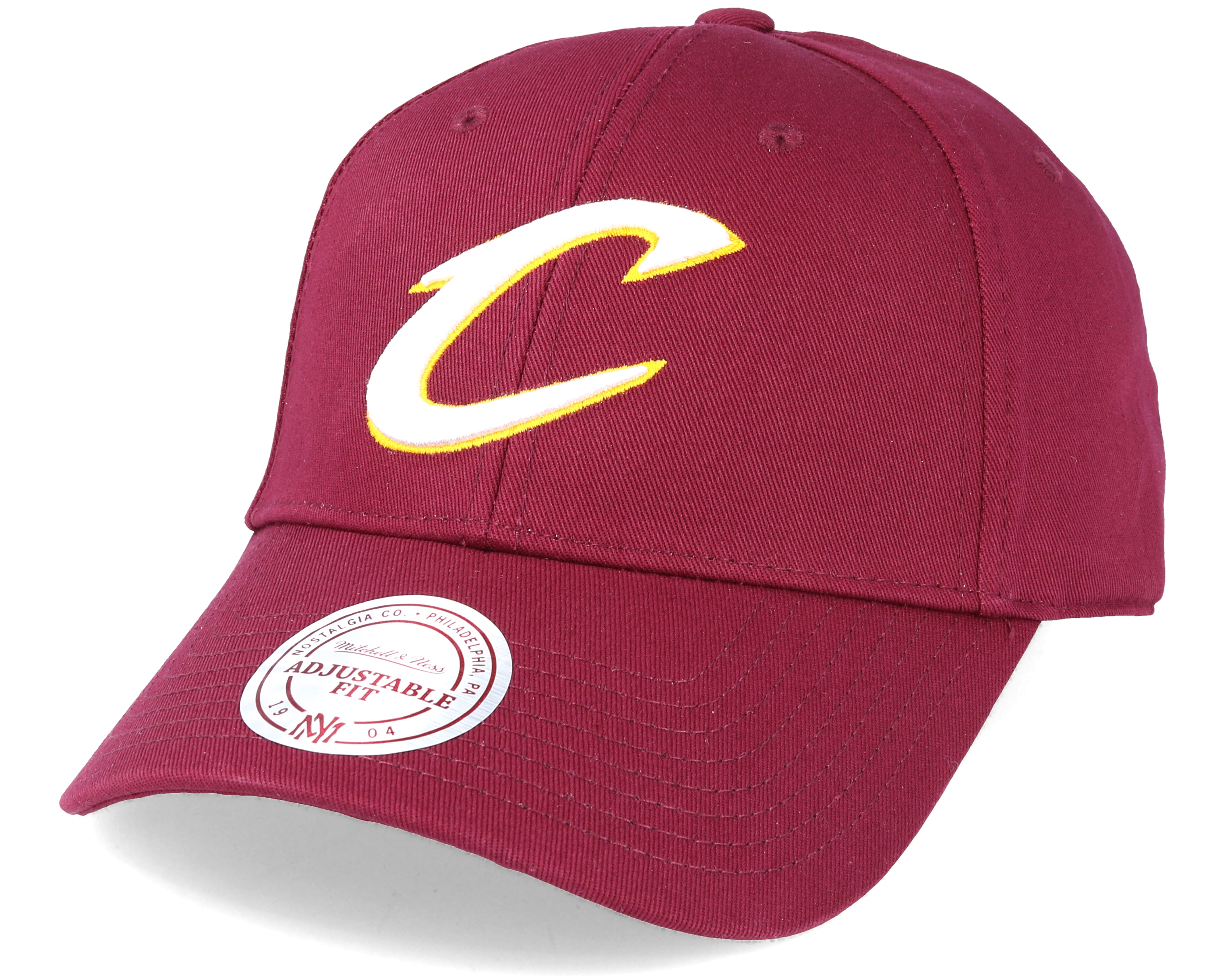 Cleveland Cavaliers Low Pro Burgundy Adjustable - Mitchell & Ness caps ...