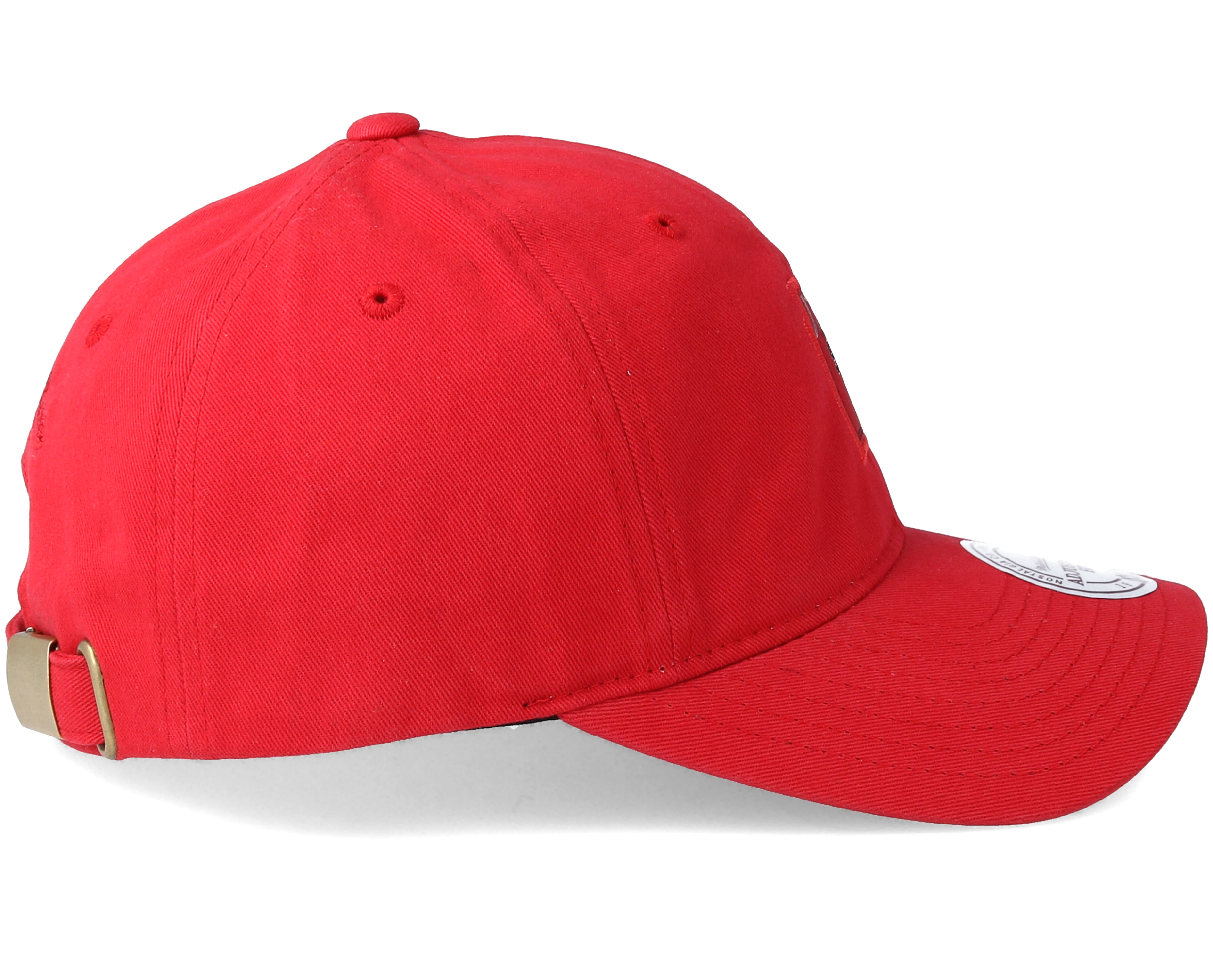 Chicago Bulls Small Jersey Dad Hat Red Adjustable - Mitchell & Ness ...