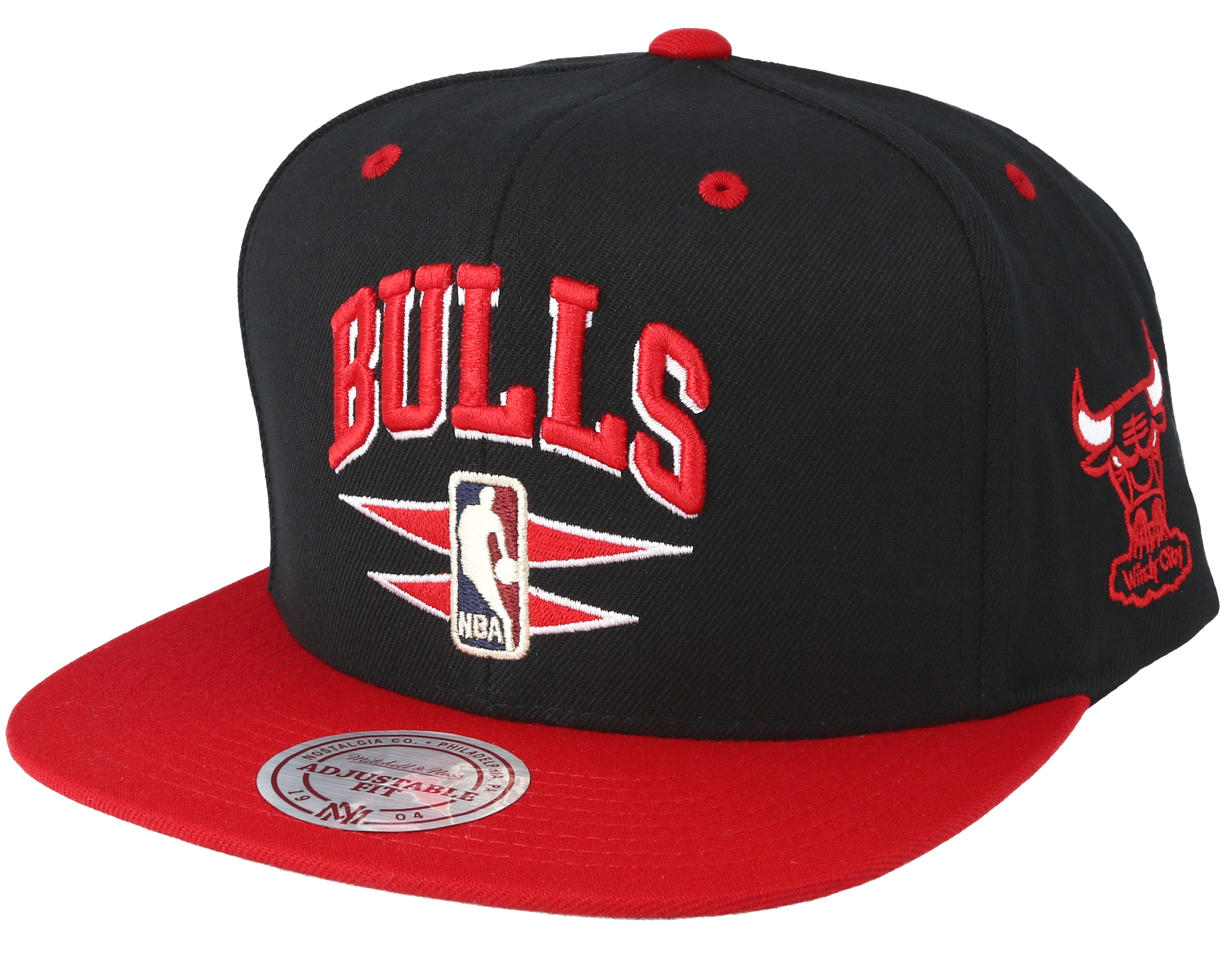 Chicago Bulls Double Diamond Black Snapback - Mitchell & Ness caps ...