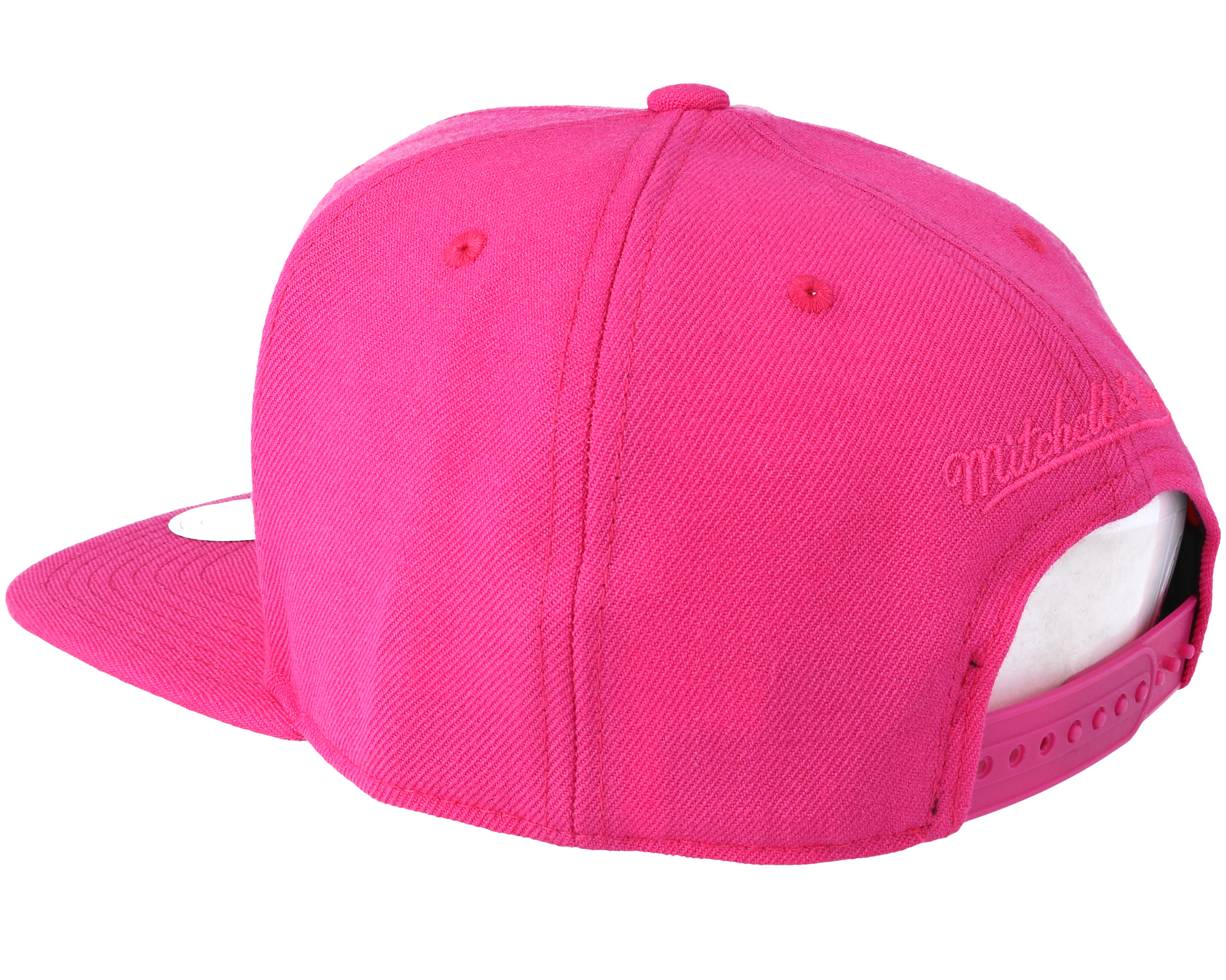 Blank Pink Snapback - Mitchell & Ness caps - Hatstoreworld.com
