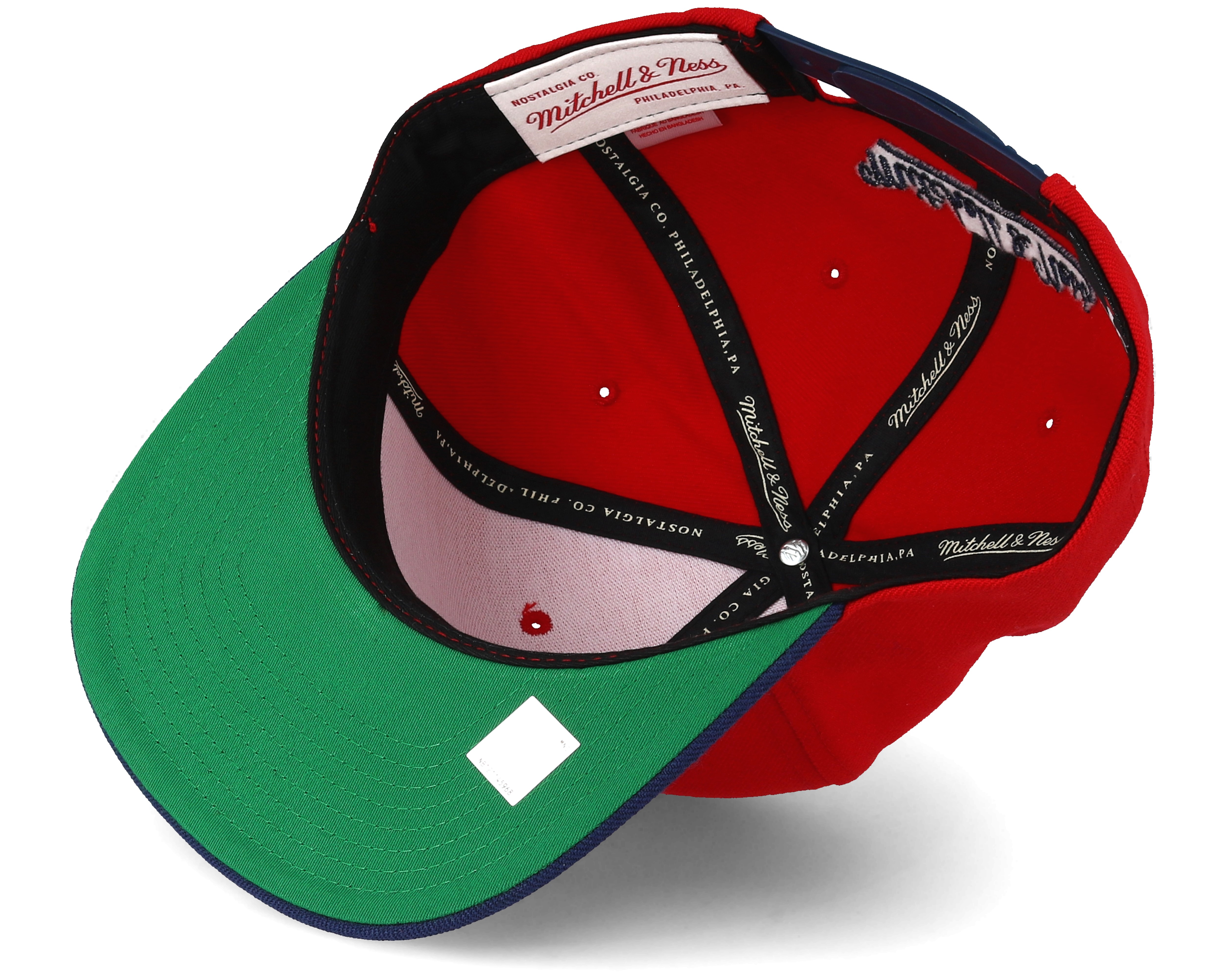 Washington Wizards XL Logo 2 Tone Red Snapback - Mitchell & Ness caps ...