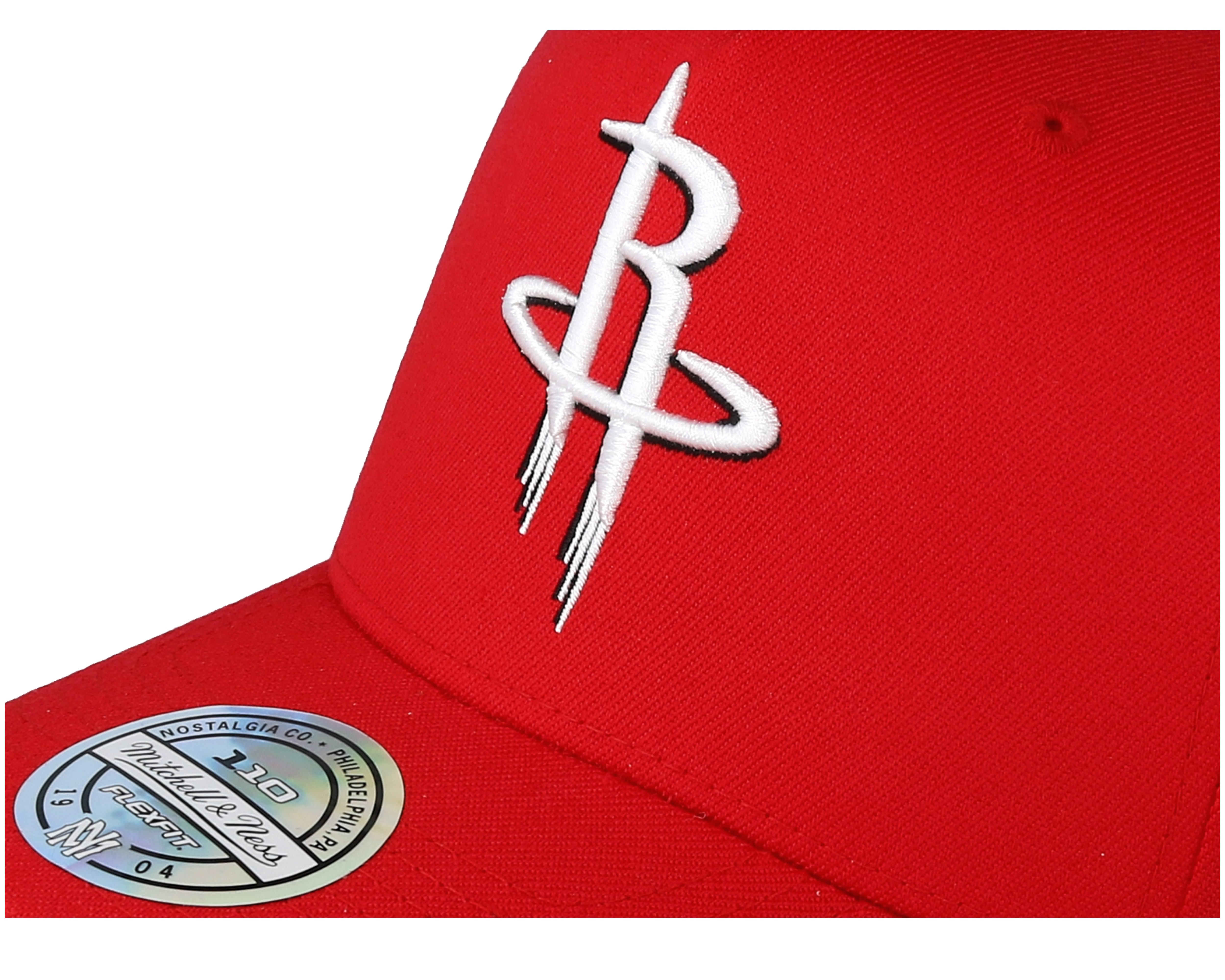 Houston Rockets Outline Logo Red 110 Adjustable - Mitchell & Ness caps ...