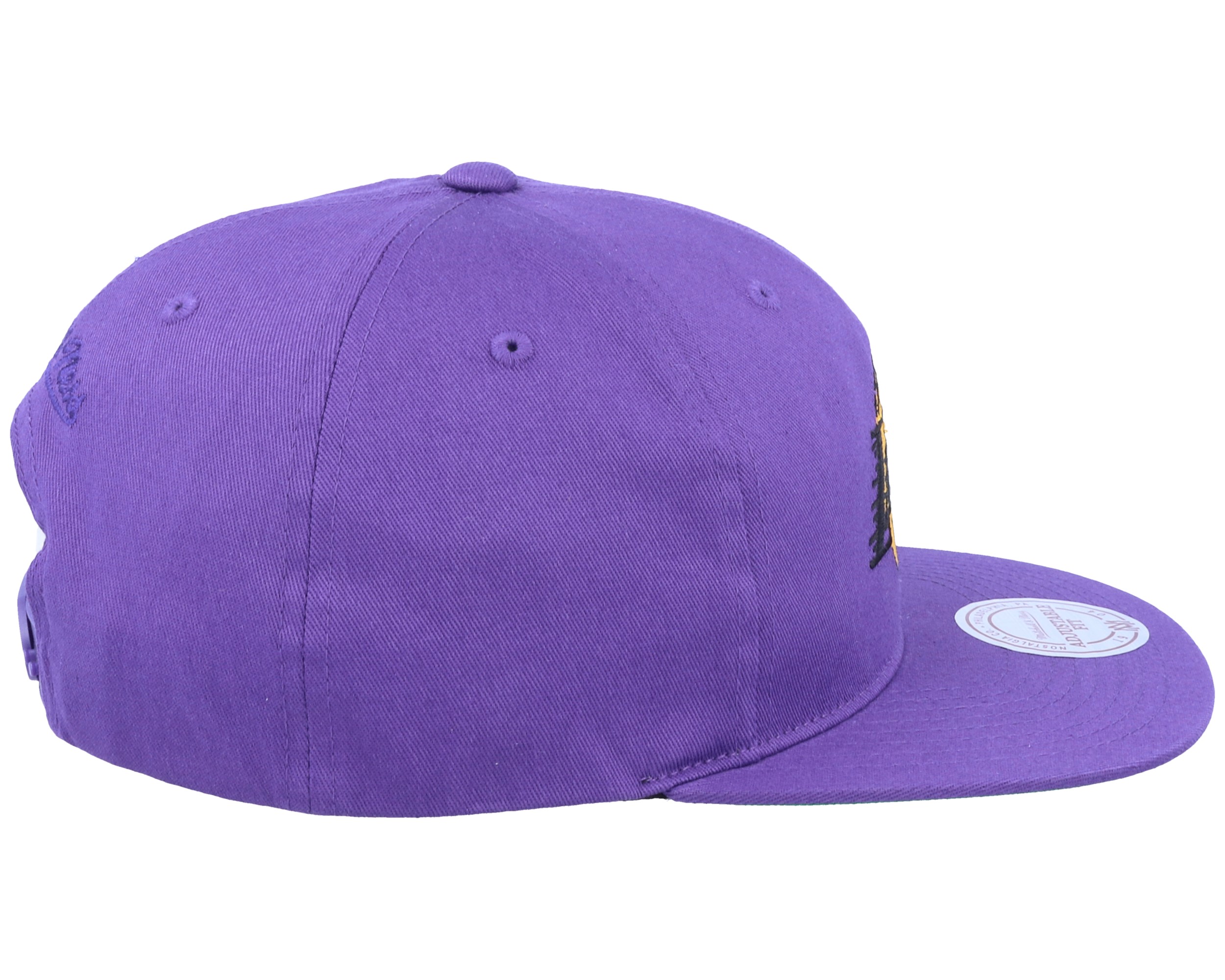 LA Lakers Deadstock Throwback Purple Snapback - Mitchell & Ness caps ...