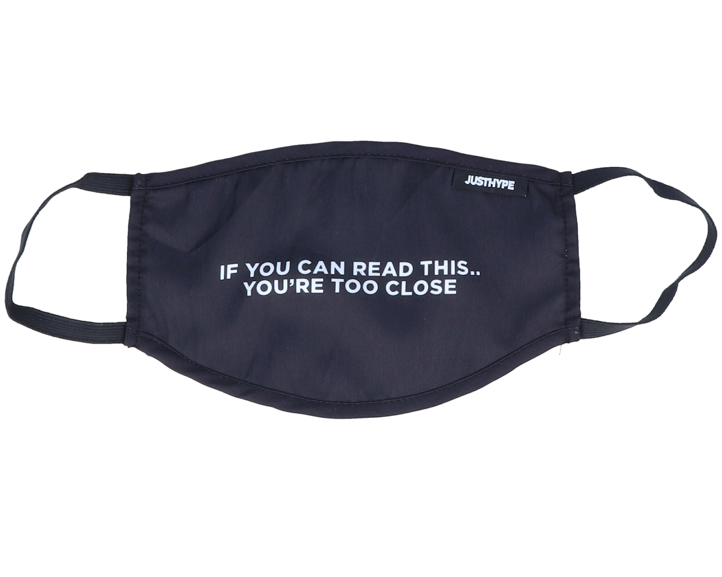 Too Close Black Face Mask - Hype facemask - Hatstoreworld.com
