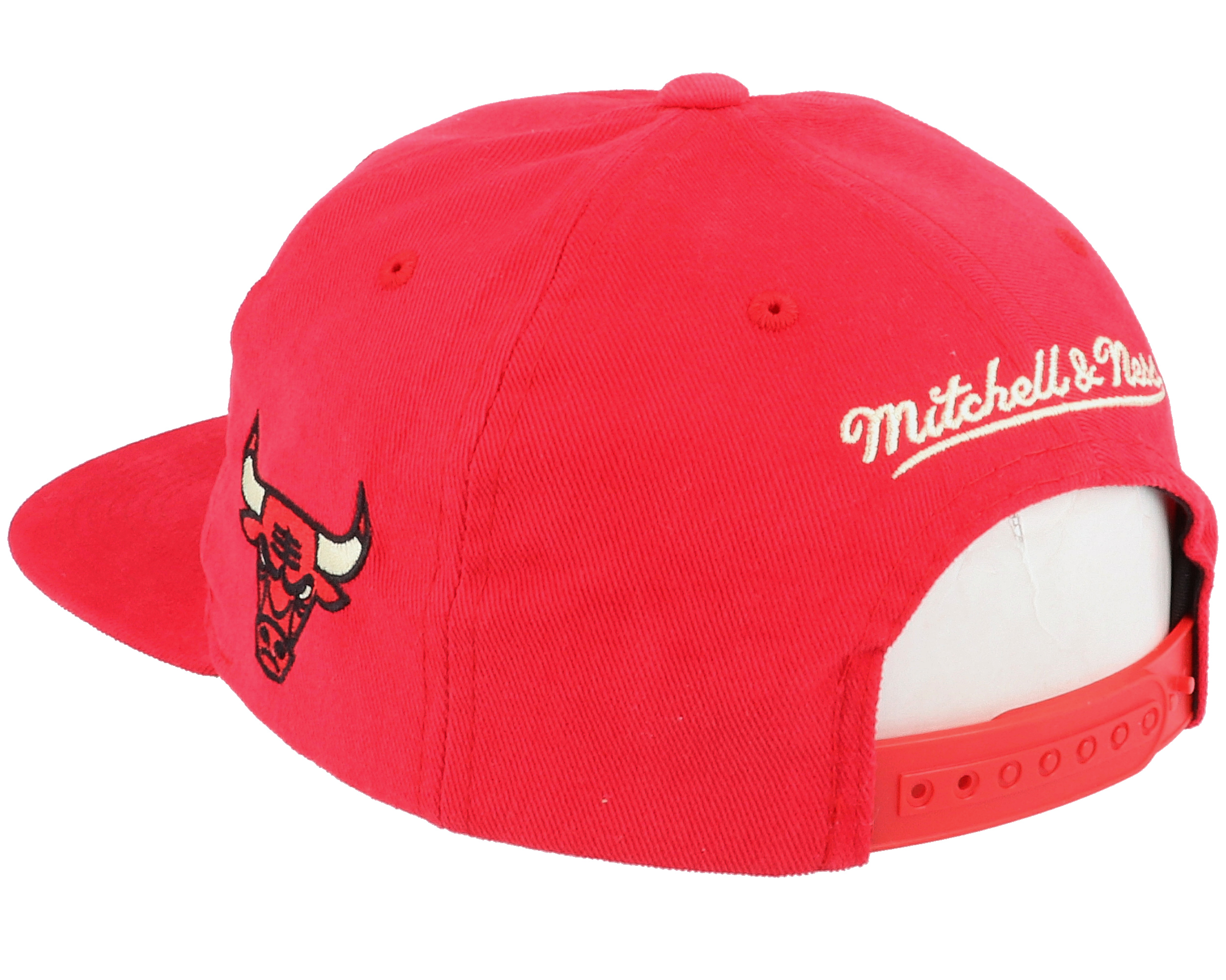 Chicago Bulls Vintage Hoop Red Snapback - Mitchell & Ness caps ...