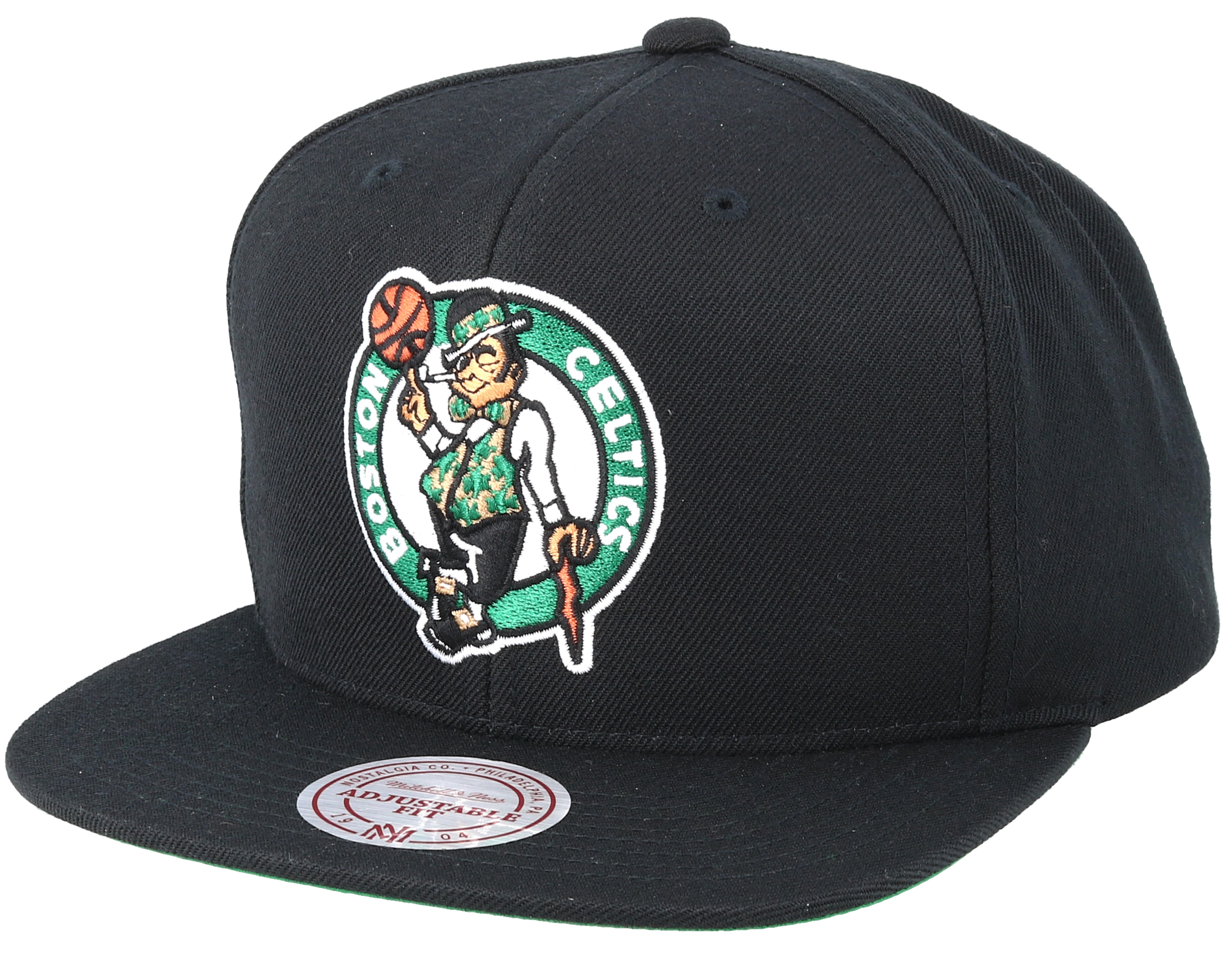 Boston Celtics Wool Solid Black Snapback - Mitchell & Ness caps ...