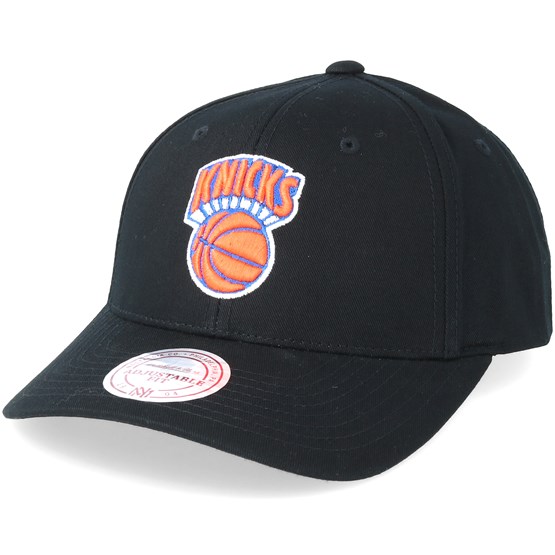 New York Knicks Team Logo Low Pro Black Adjustable - Mitchell & Ness ...