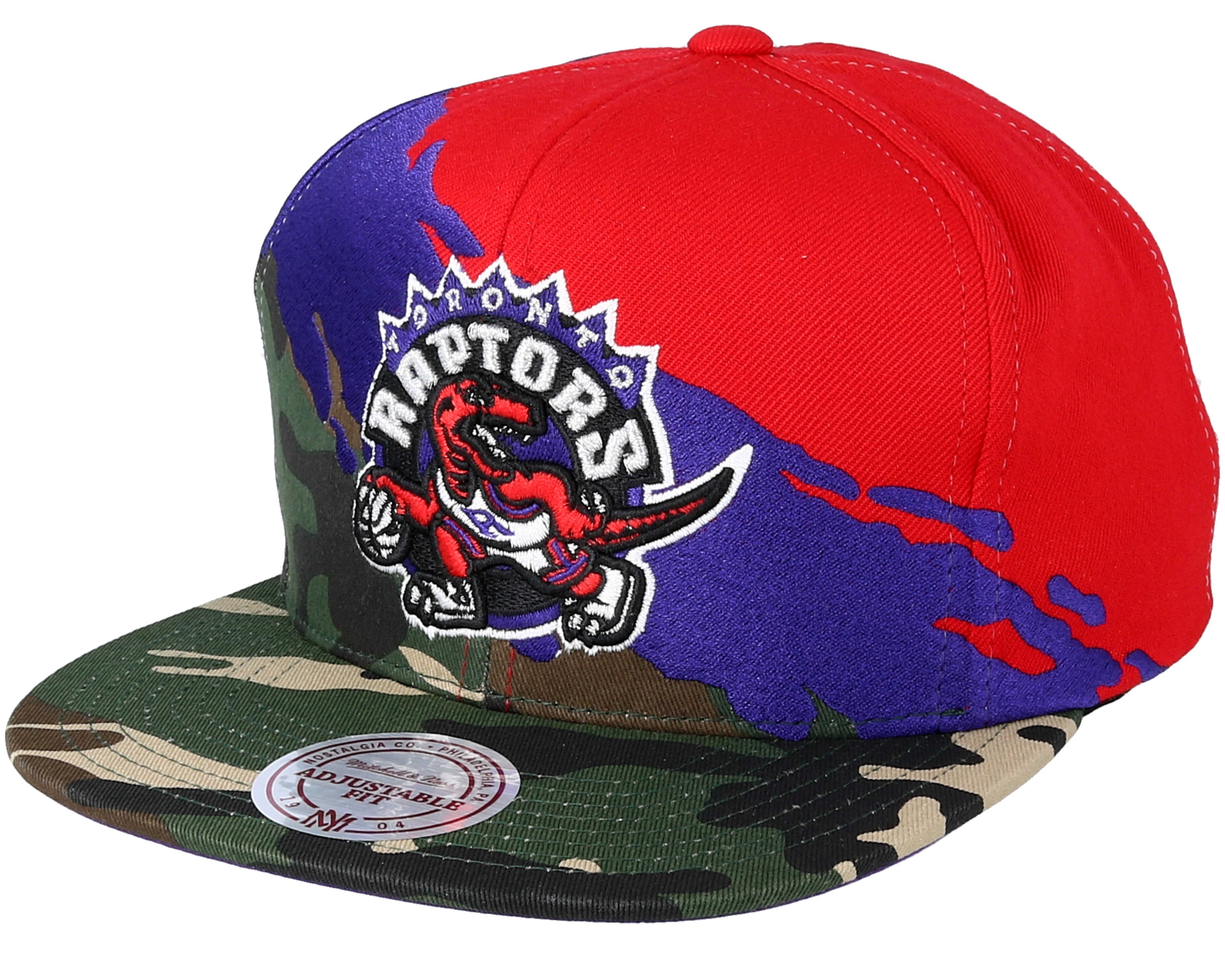 Toronto Raptors Hwc Paintbrush Camo Snapback - Mitchell & Ness caps ...