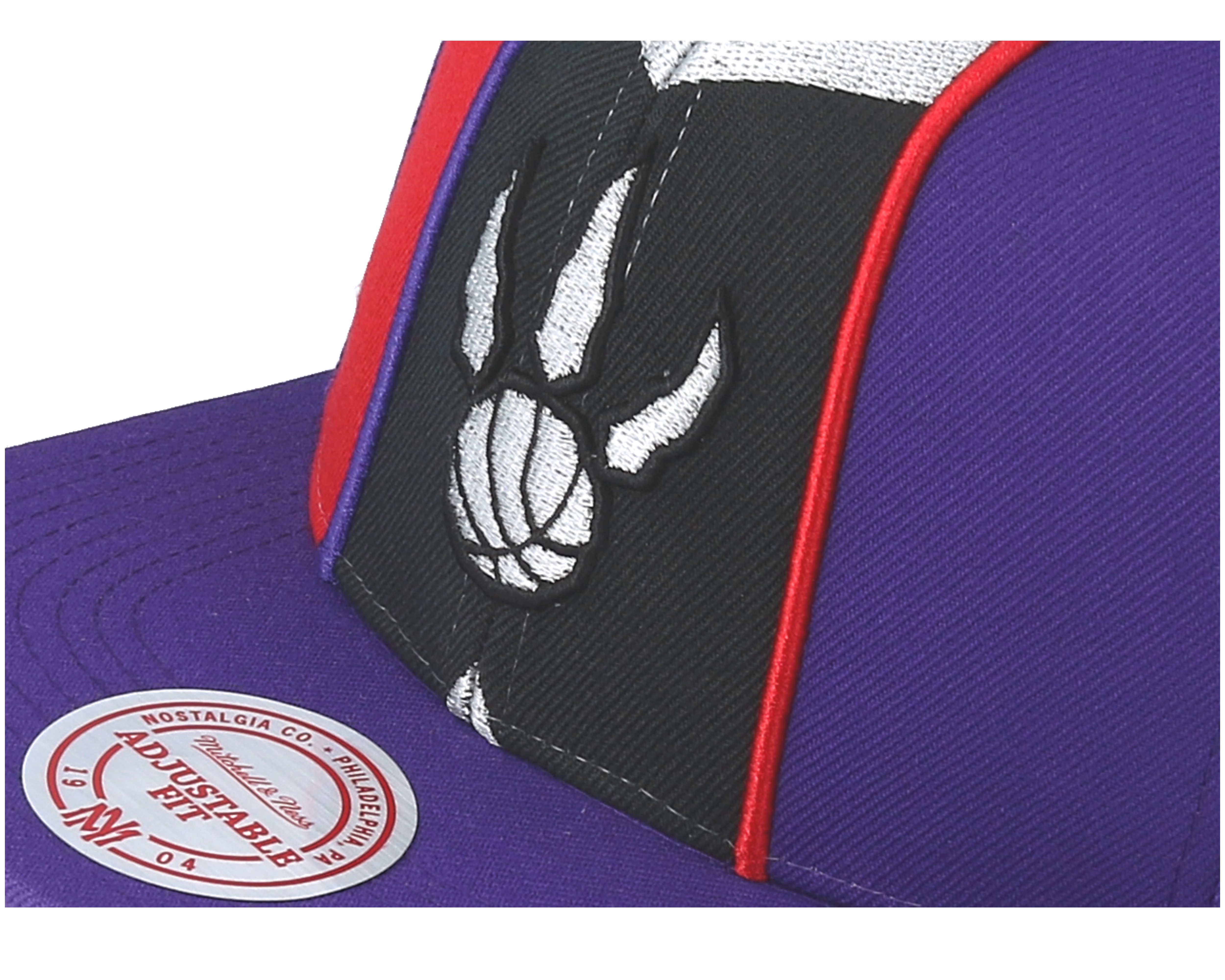 Toronto Raptors Short Split Purple/Red Snapback - Mitchell & Ness caps ...