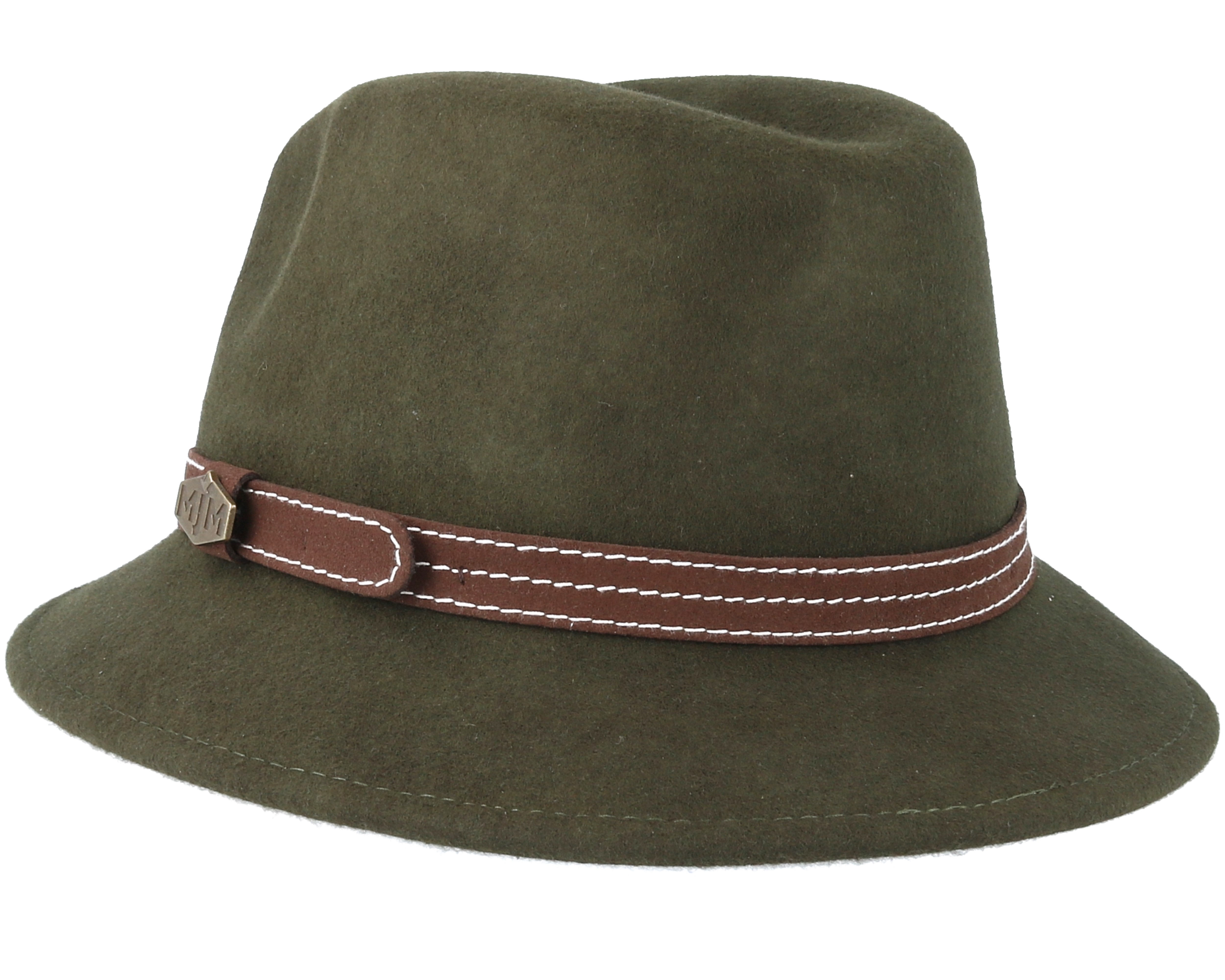 Walker Woolfelt W-P Loden Green Fedora - MJM Hats hats - Hatstoreworld.com
