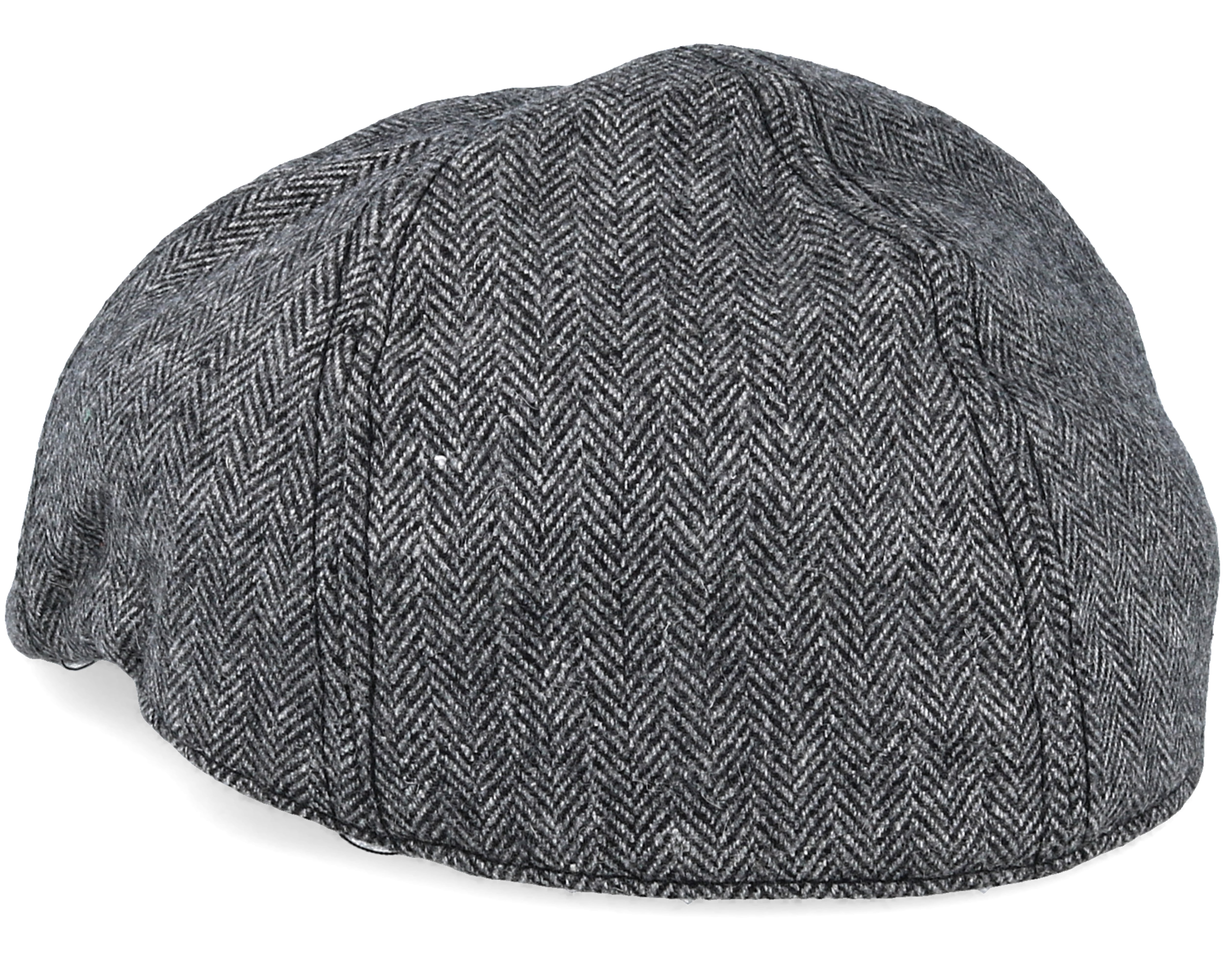 Pascal Duckbill Black/Grey Flat Cap - State Of Wow caps - Hatstoreworld.com