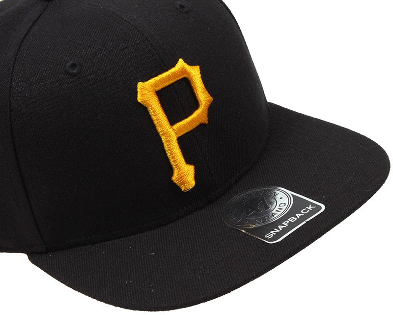 Pittsburgh Pirates Sure Shot Black/Yellow Snapback - 47 Brand caps ...