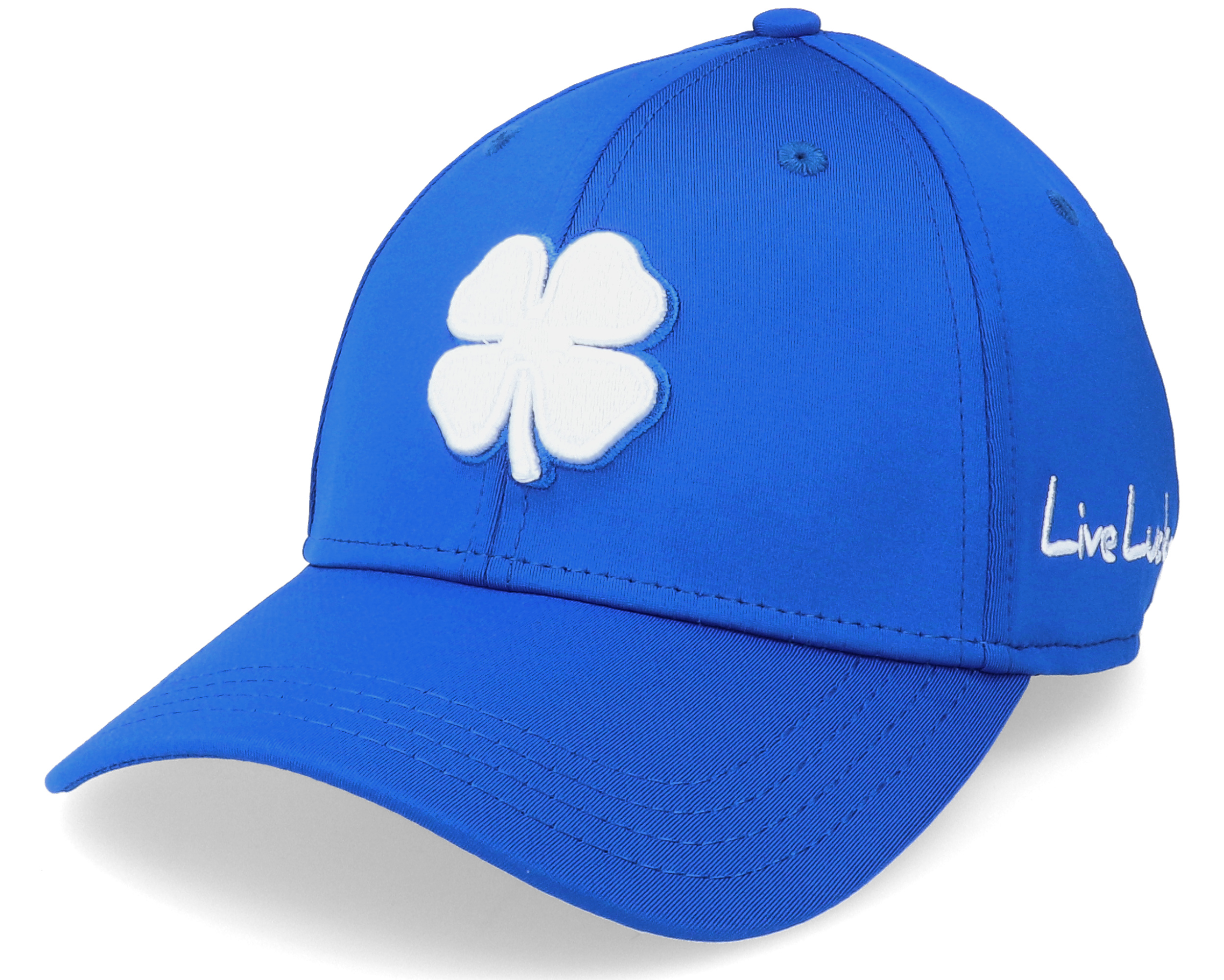 Premium Clover 8 Royal/White Flexfit - Black Clover caps ...