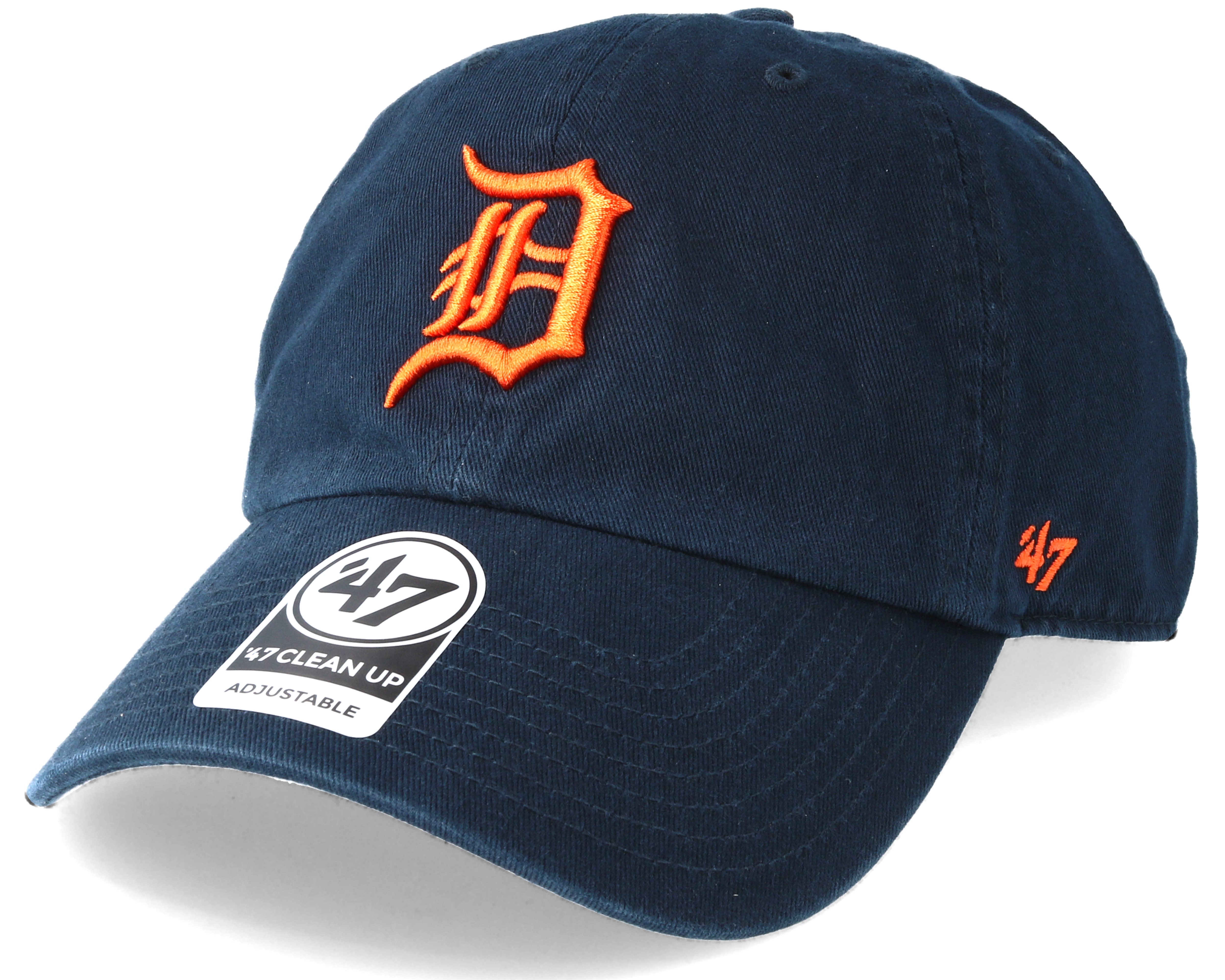 Detroit Tigers Clean Up Navy Adjustable - 47 Brand caps - Hatstoreworld.com