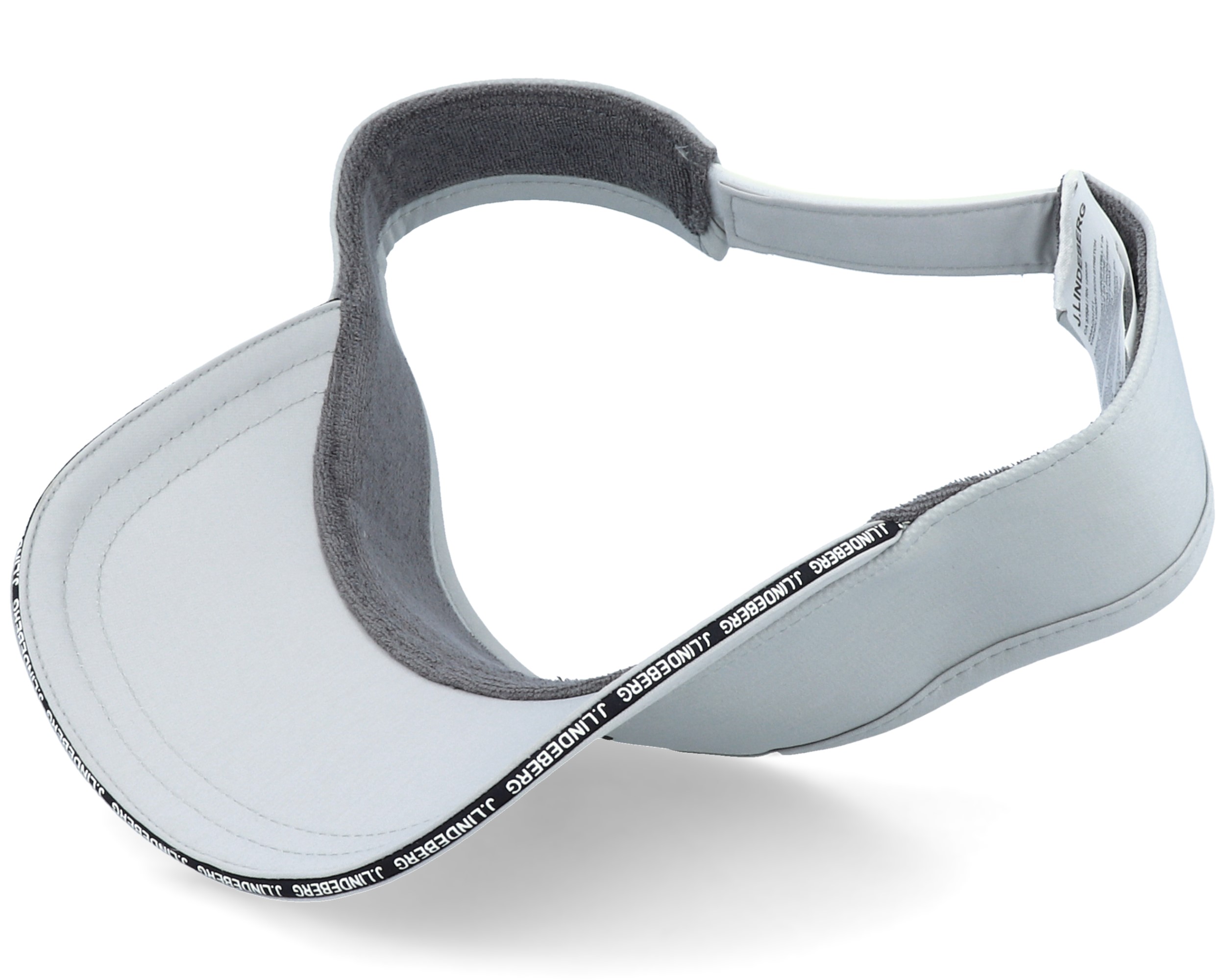 Yaden Tech Stretch Stone Grey Visor - J.Lindeberg caps - Hatstoreworld.com