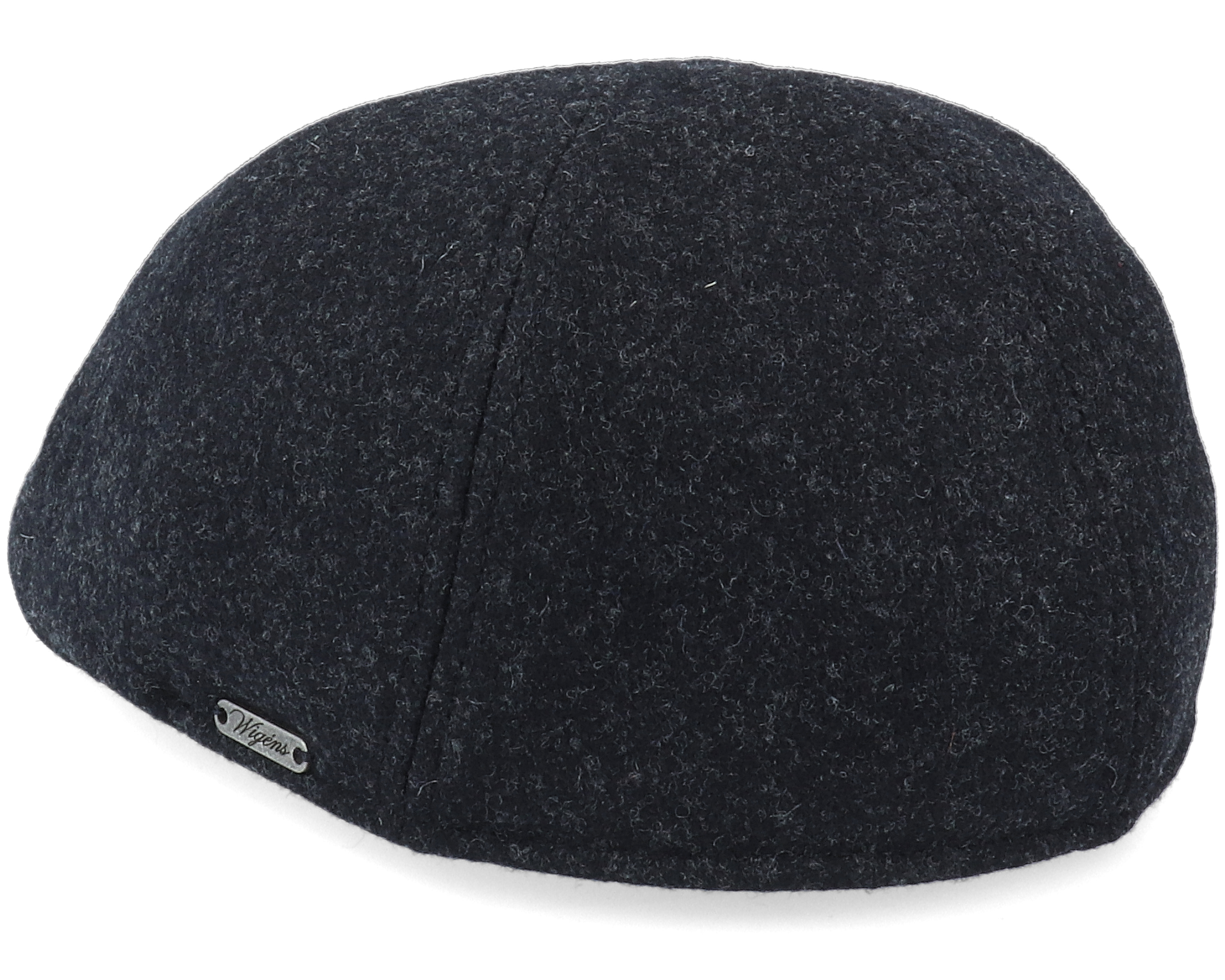 Pub Cap Dark Grey Melange Flat Cap - Wigéns caps - Hatstoreworld.com
