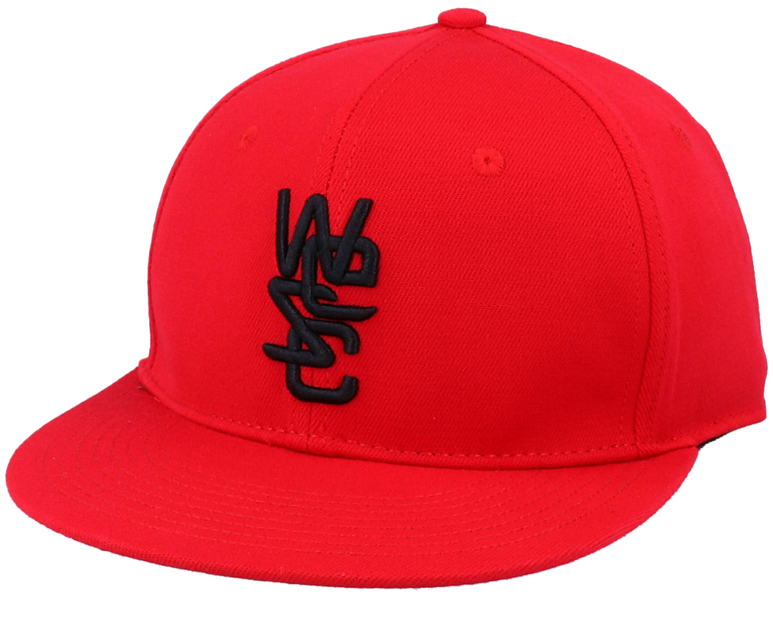 Overlay Cap True Red Fitted - Wesc caps - Hatstoreworld.com