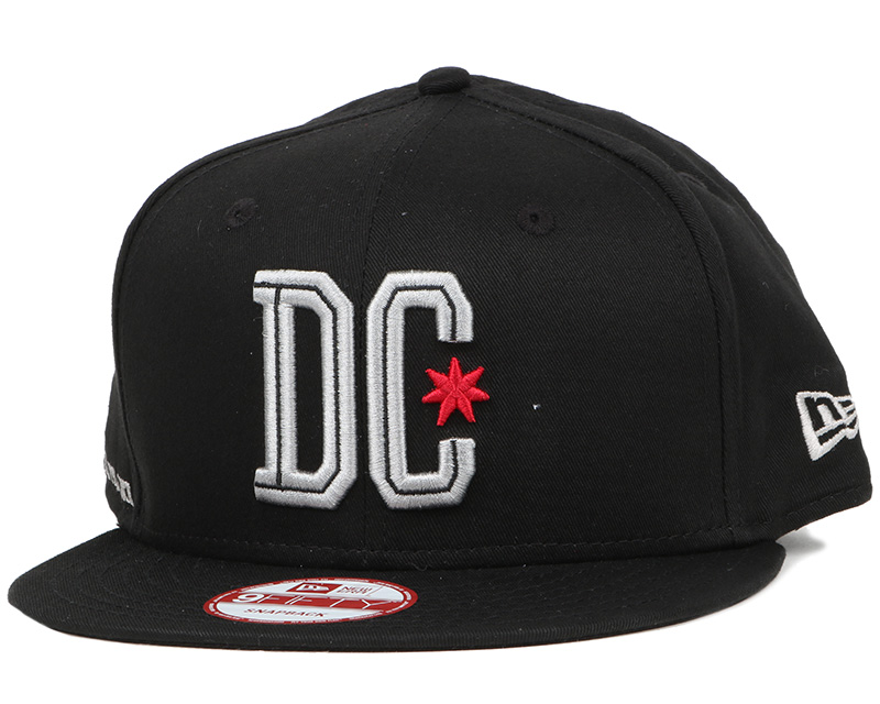Rob Dyrdek Downdown Black 9Fifty Snapback - DC caps - Hatstoreworld.com
