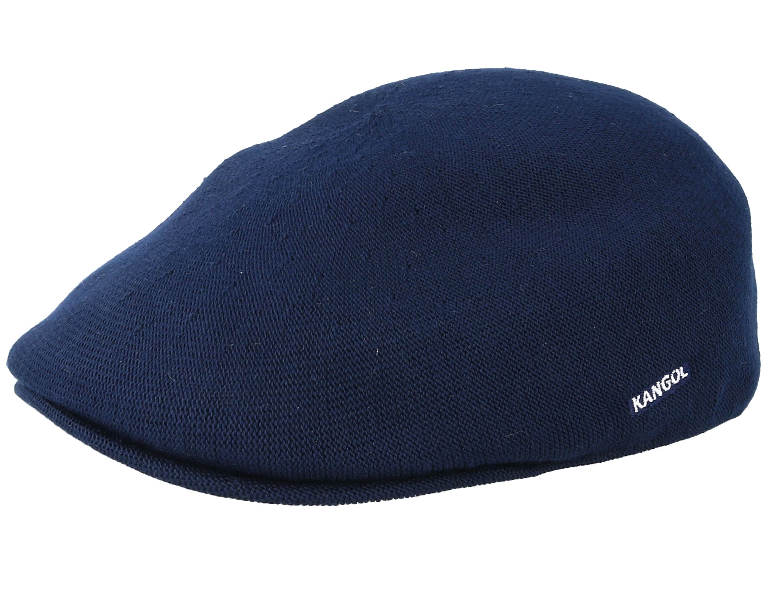 Bamboo 507 Dark Blue Flat Cap - Kangol cap - Hatstore.de