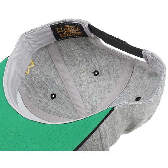 Biohazard Grey/Yellow Snapback - Iconic caps - Hatstoreworld.com