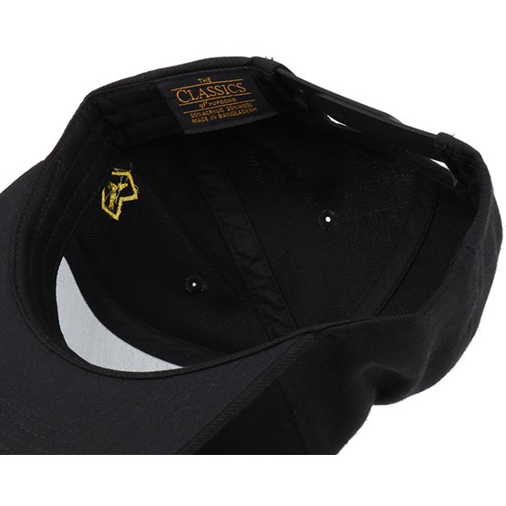 Smiley Headshot Black/Yellow Snapback - Iconic caps - Hatstoreworld.com