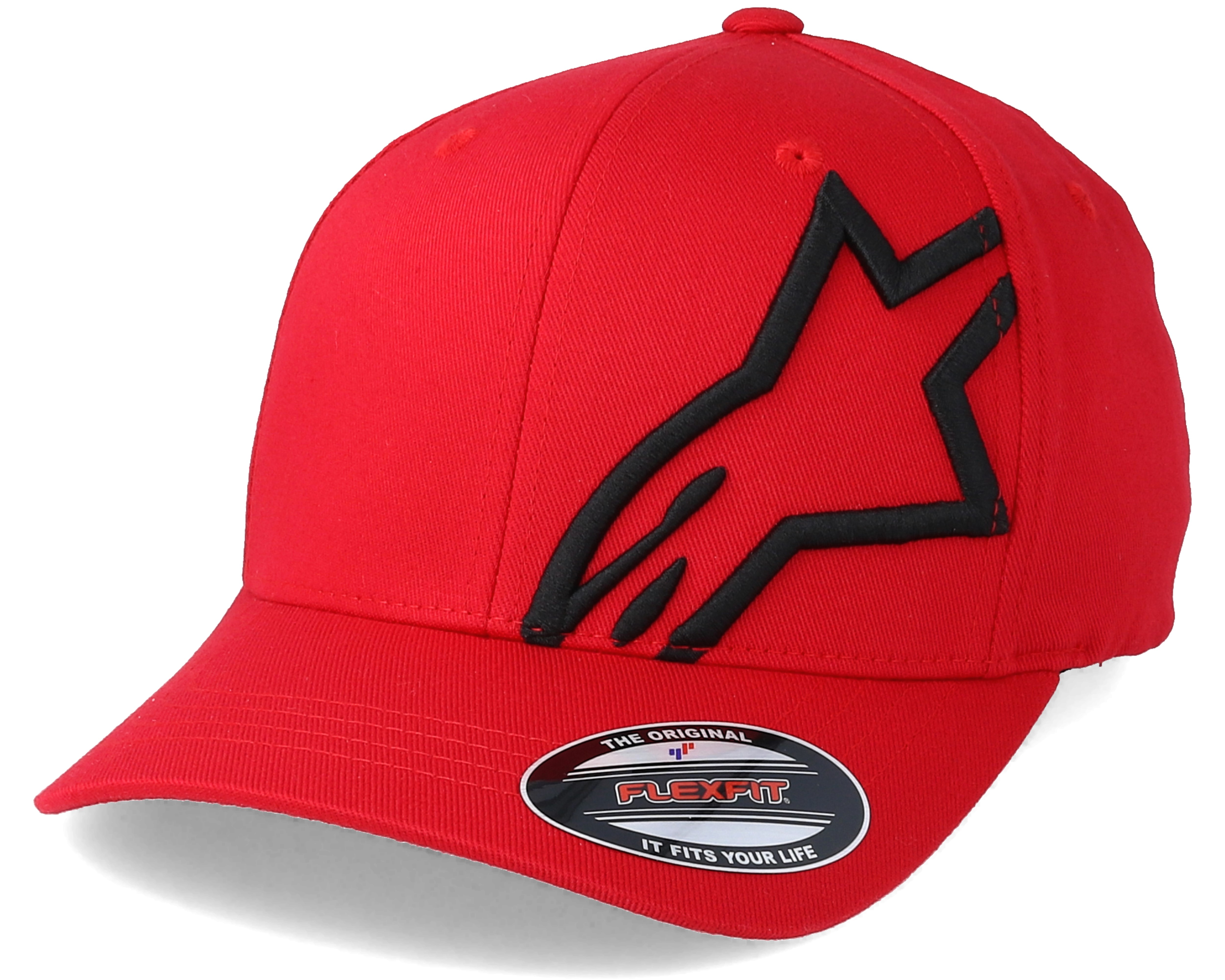 Corp Shift 2 Flexfit Red/Black - Alpinestars caps - Hatstoreworld.com