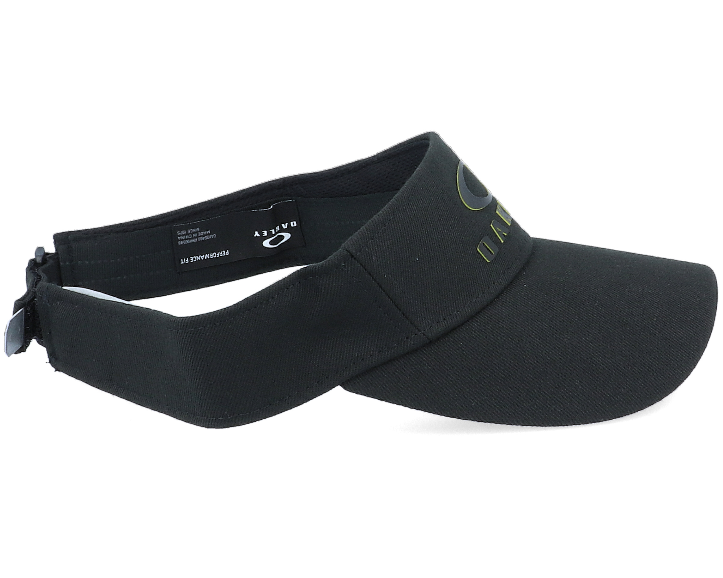 Logo Edge Visor 4.0 Blackout Visor - Oakley caps - Hatstoreworld.com