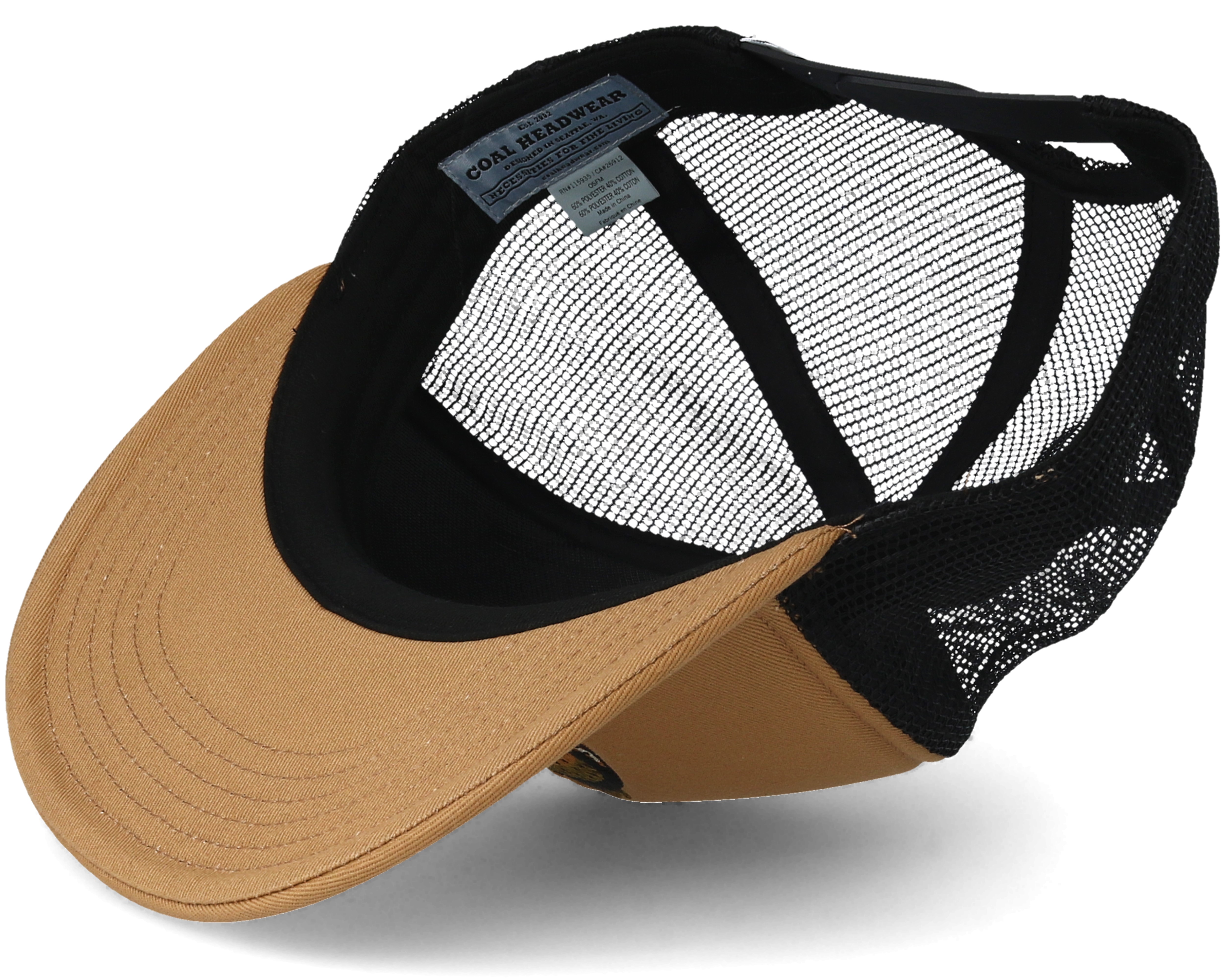 The Wilds Trucker Light Brown Snapback - Coal caps - Hatstoreworld.com