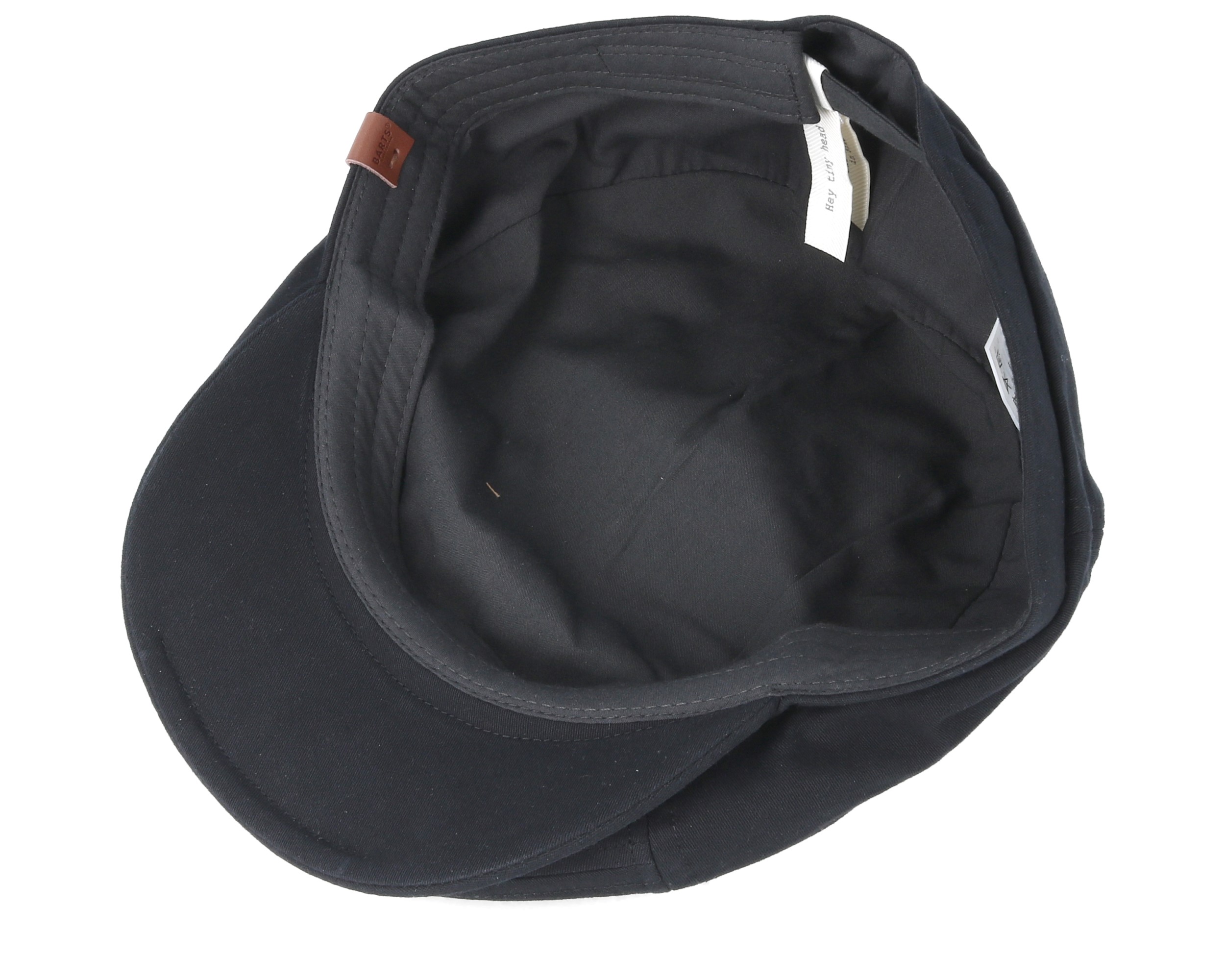 Jamaica Black Flat Cap - Barts caps - Hatstoreworld.com