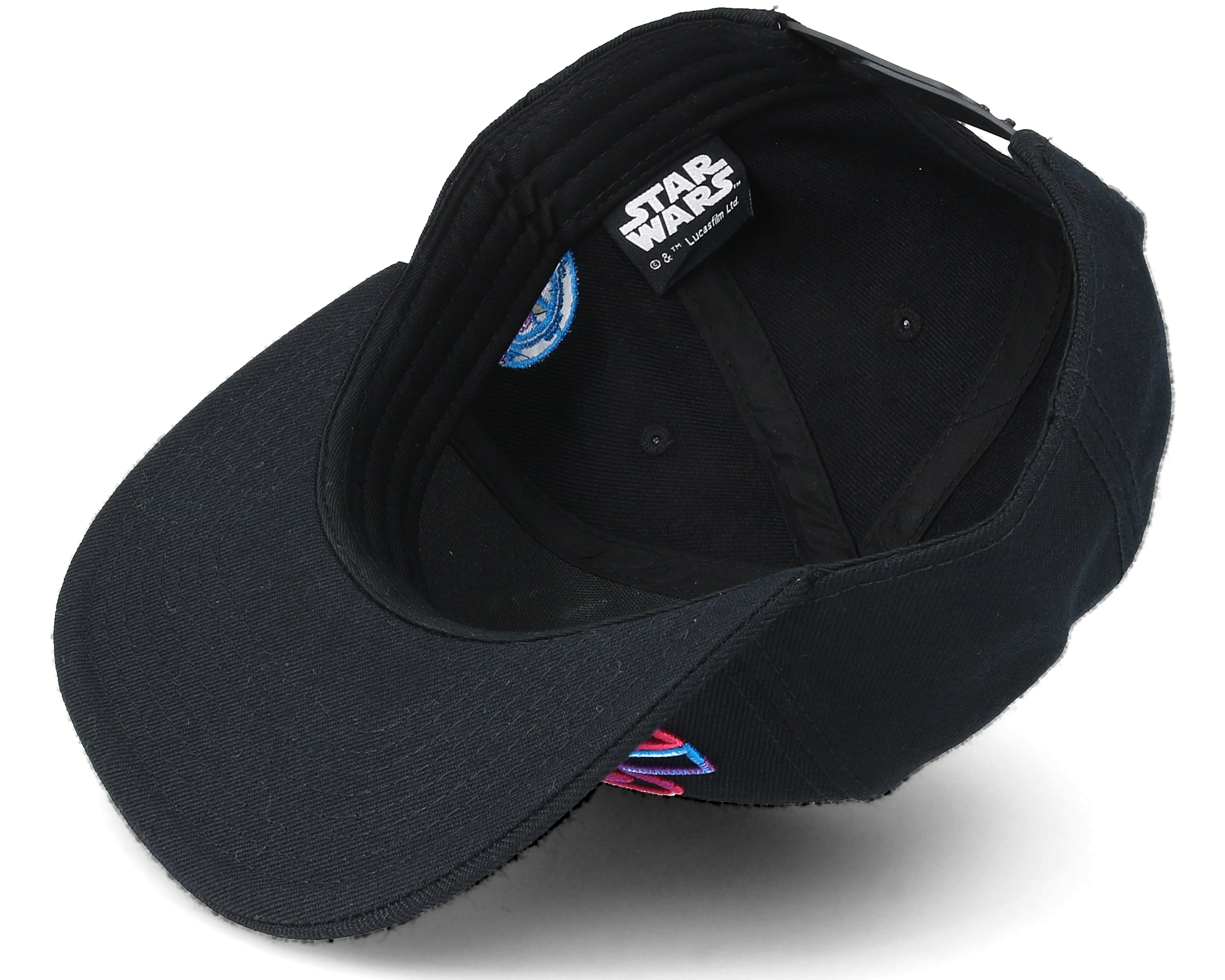 Star Wars With Coloured Logo Black Snapback - Bioworld caps ...