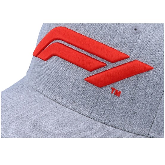 Large Logo Baseball Cap Grey Adjustable - Formula One caps ...